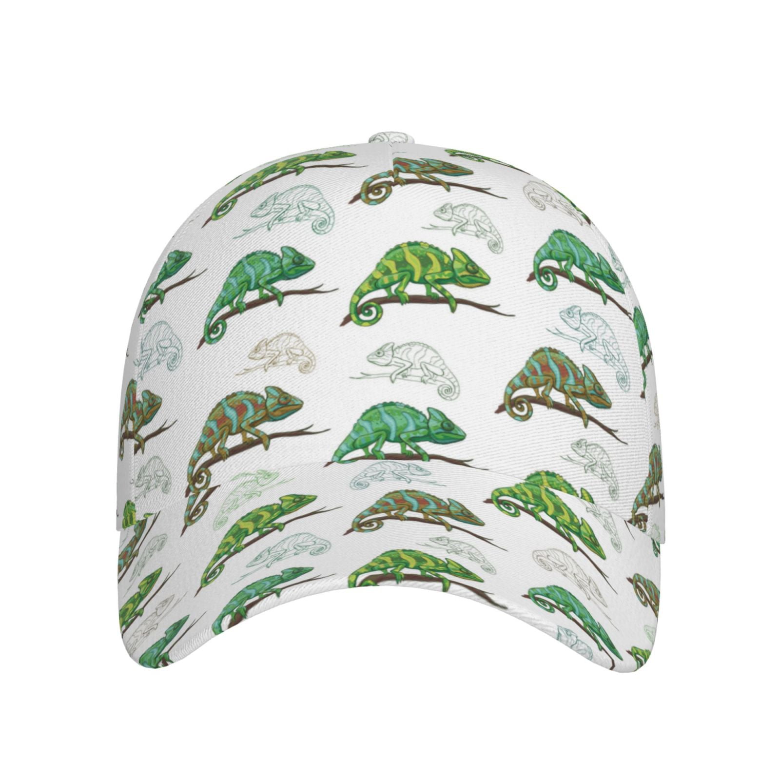 Baseball Cap, Cartoon Cute Lizard Chameleon Trucker Hats Women Dad Hat ...