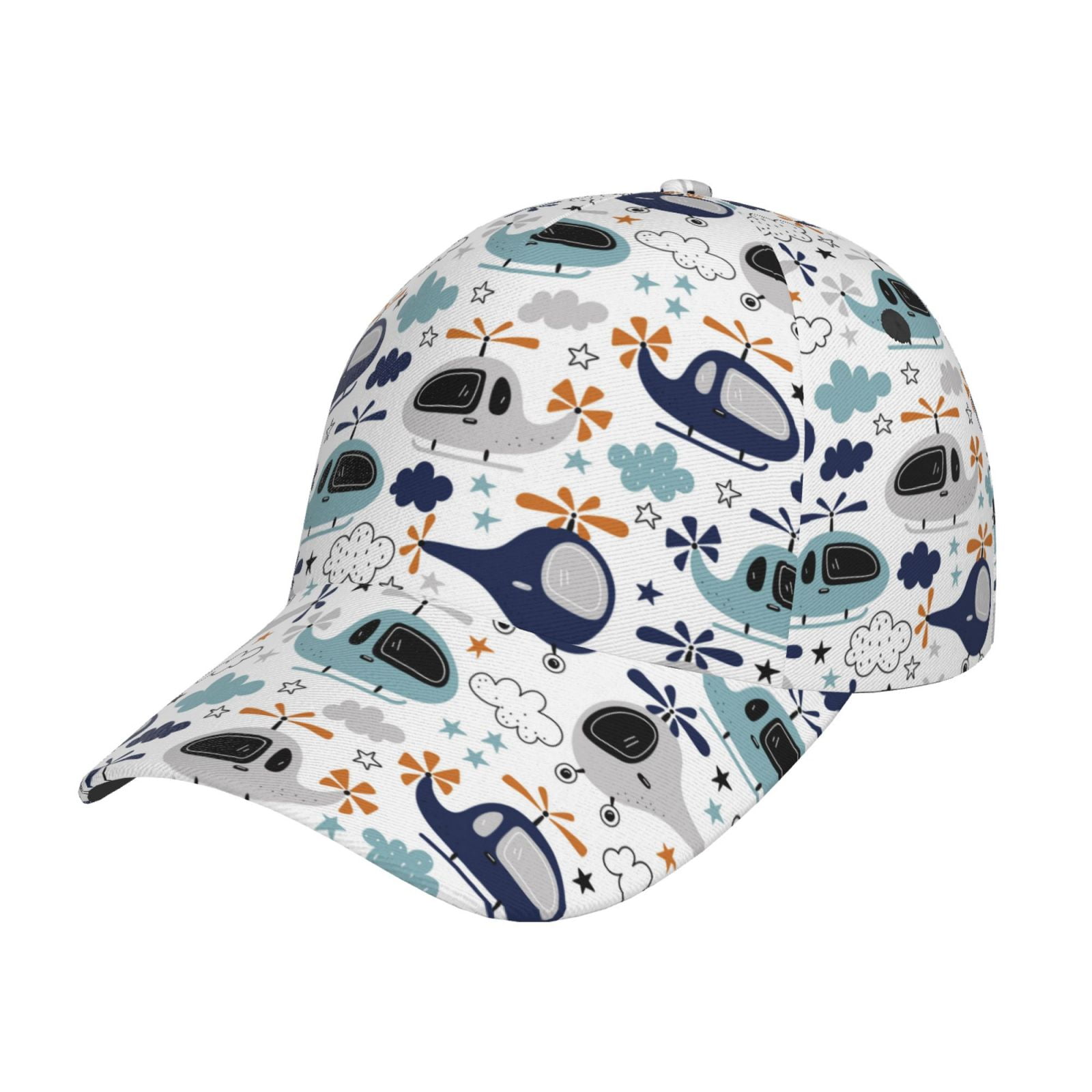 Baseball Cap - Cartoon Helicopters Hats for Men Women Low Profile ...