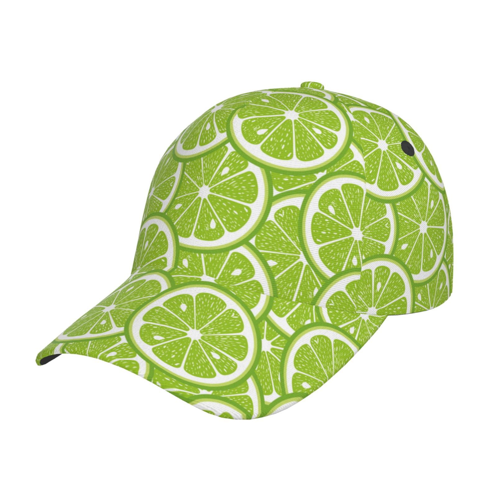 Baseball Cap, Cartoon Lemon Green Print Sun Hats For Men Women ...