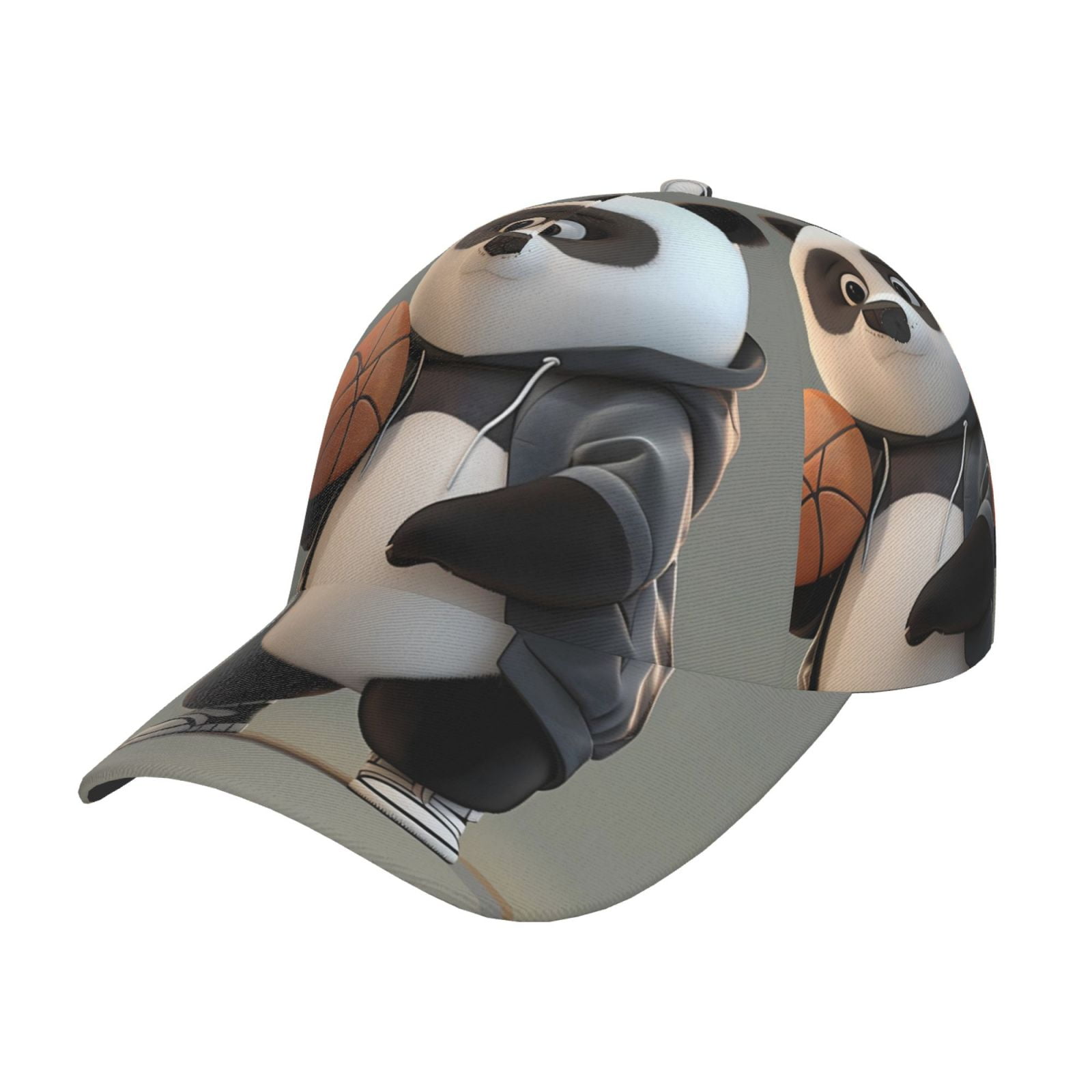 Baseball Cap - Cartoon Pandas Basketball Adjustable Size Hats For Men ...