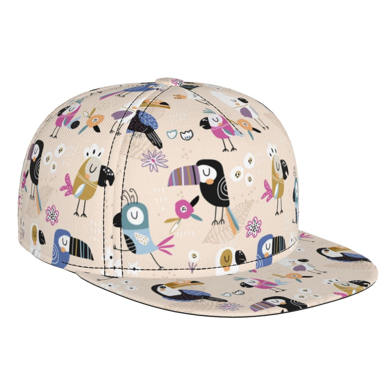Baseball Cap - Cartoon Parrot Cute Toucan Hats for Men/Women Low ...