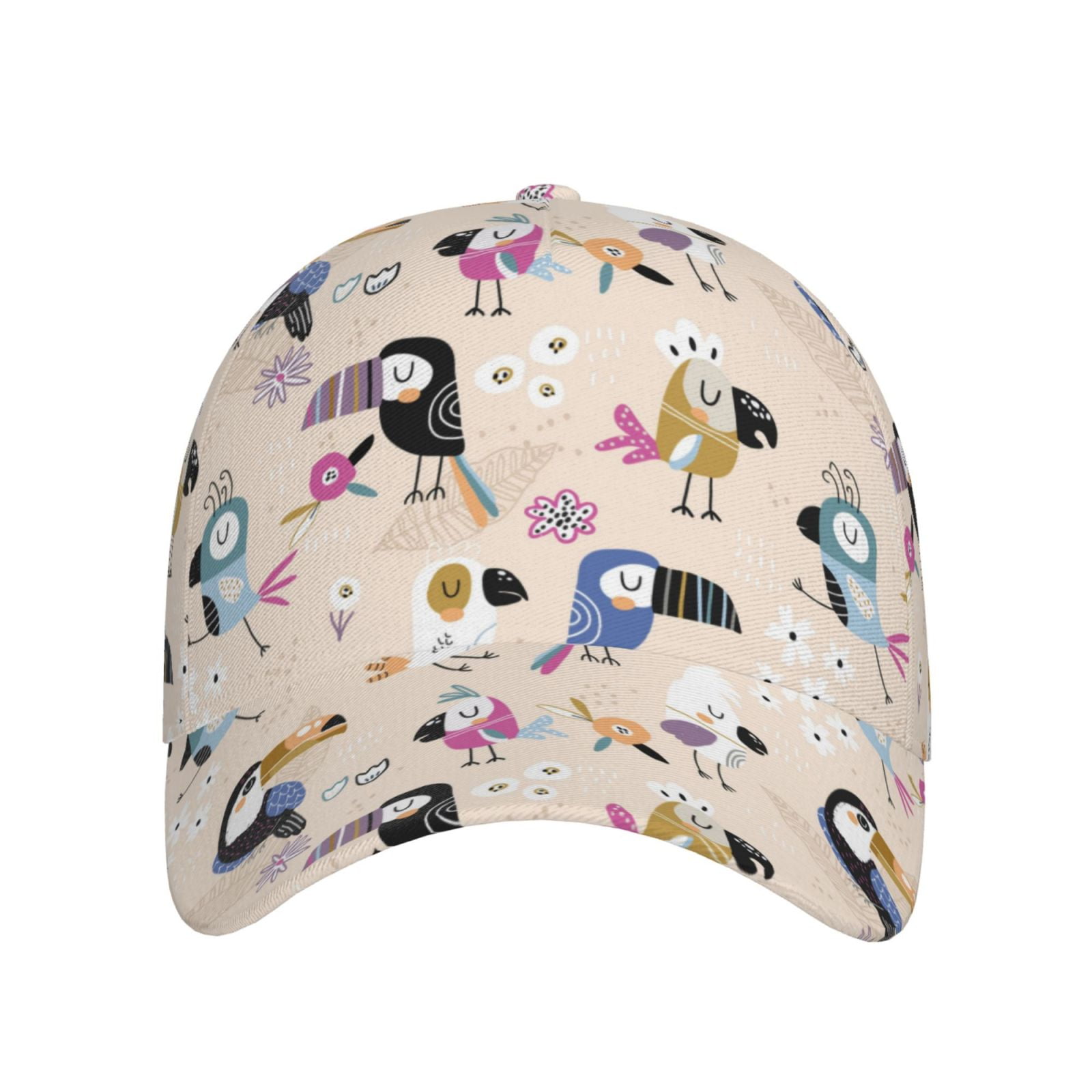 Baseball Cap, Cartoon Parrot Cute Toucan Trucker Hats Women Dad Hat For ...
