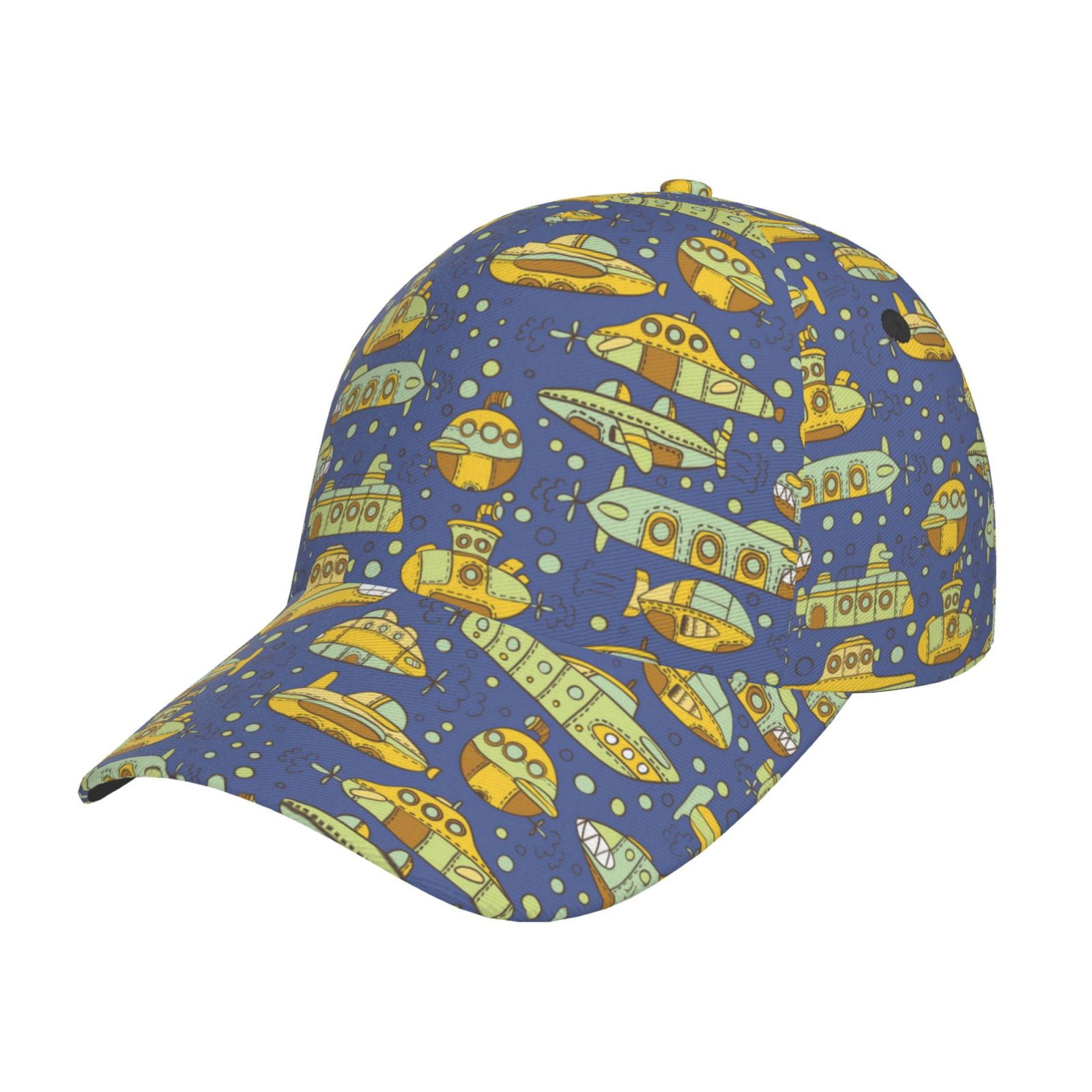 Baseball Cap, Cartoon Submarines Sun Hats for Men Women, Adjustable ...