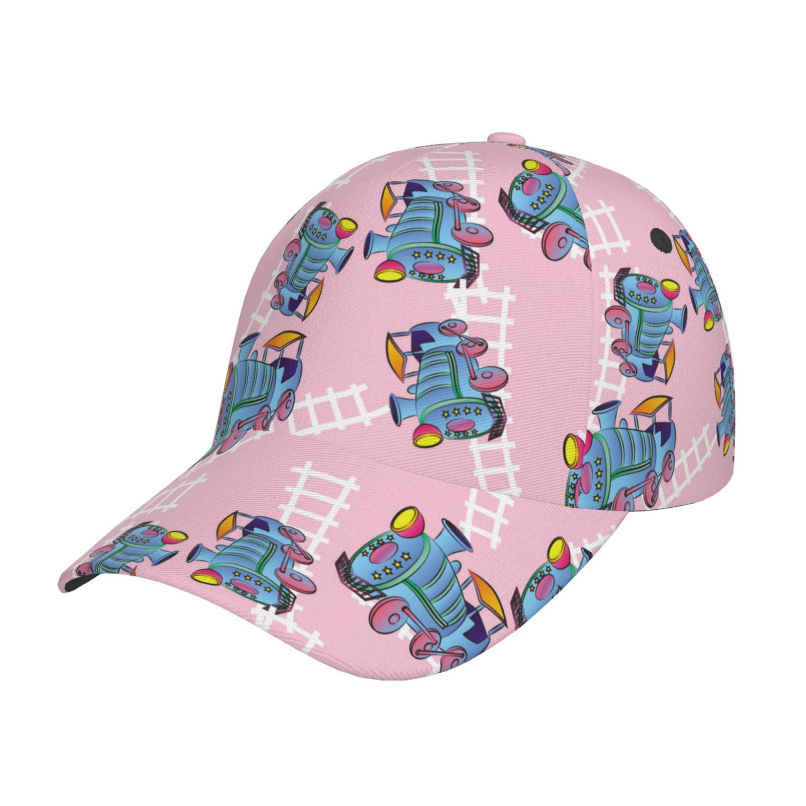 Baseball Cap, Cartoon Trains Pattern Hats For Men Women Low Profile ...
