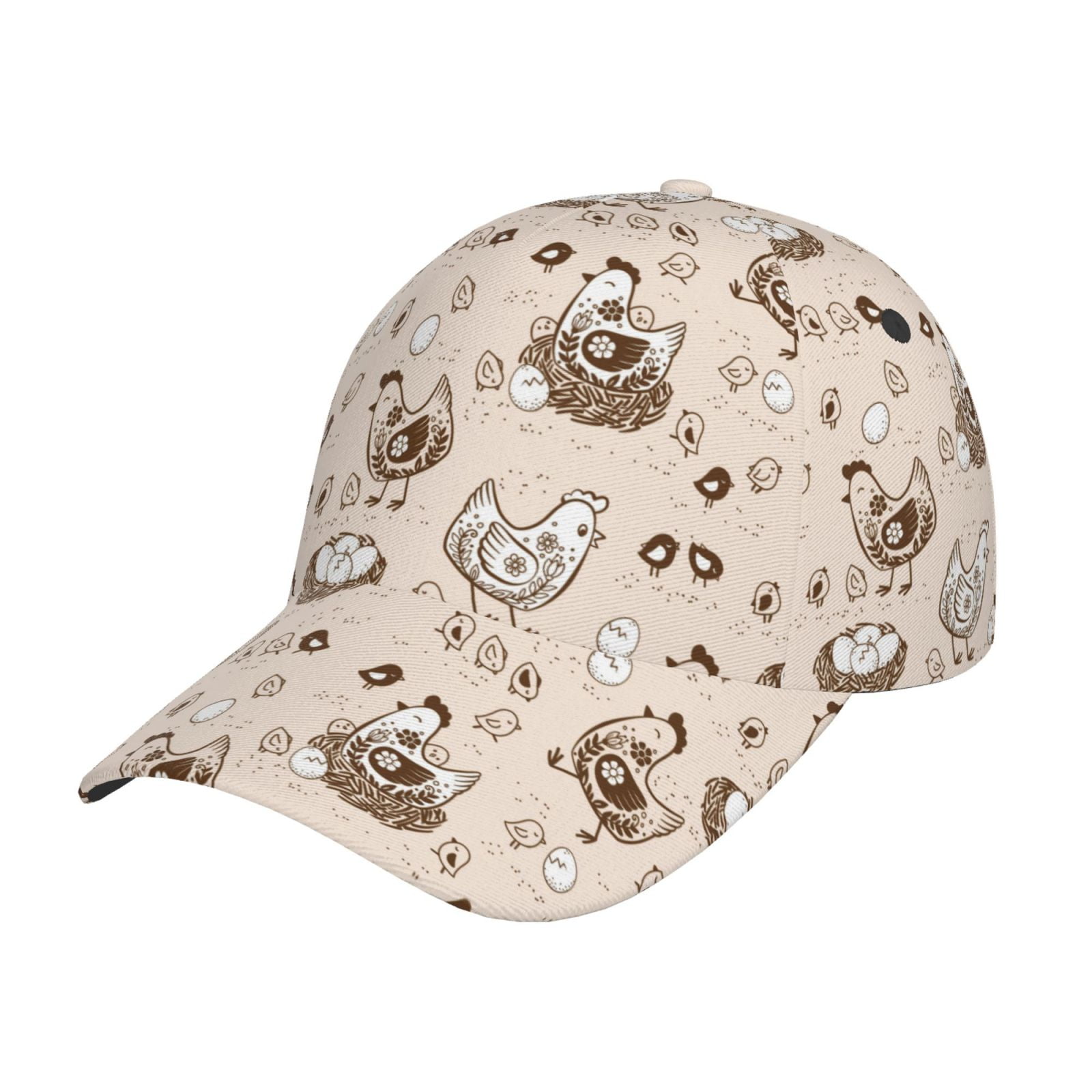 Baseball Cap - Chicken With Floral Hats for Men Women Low Profile ...