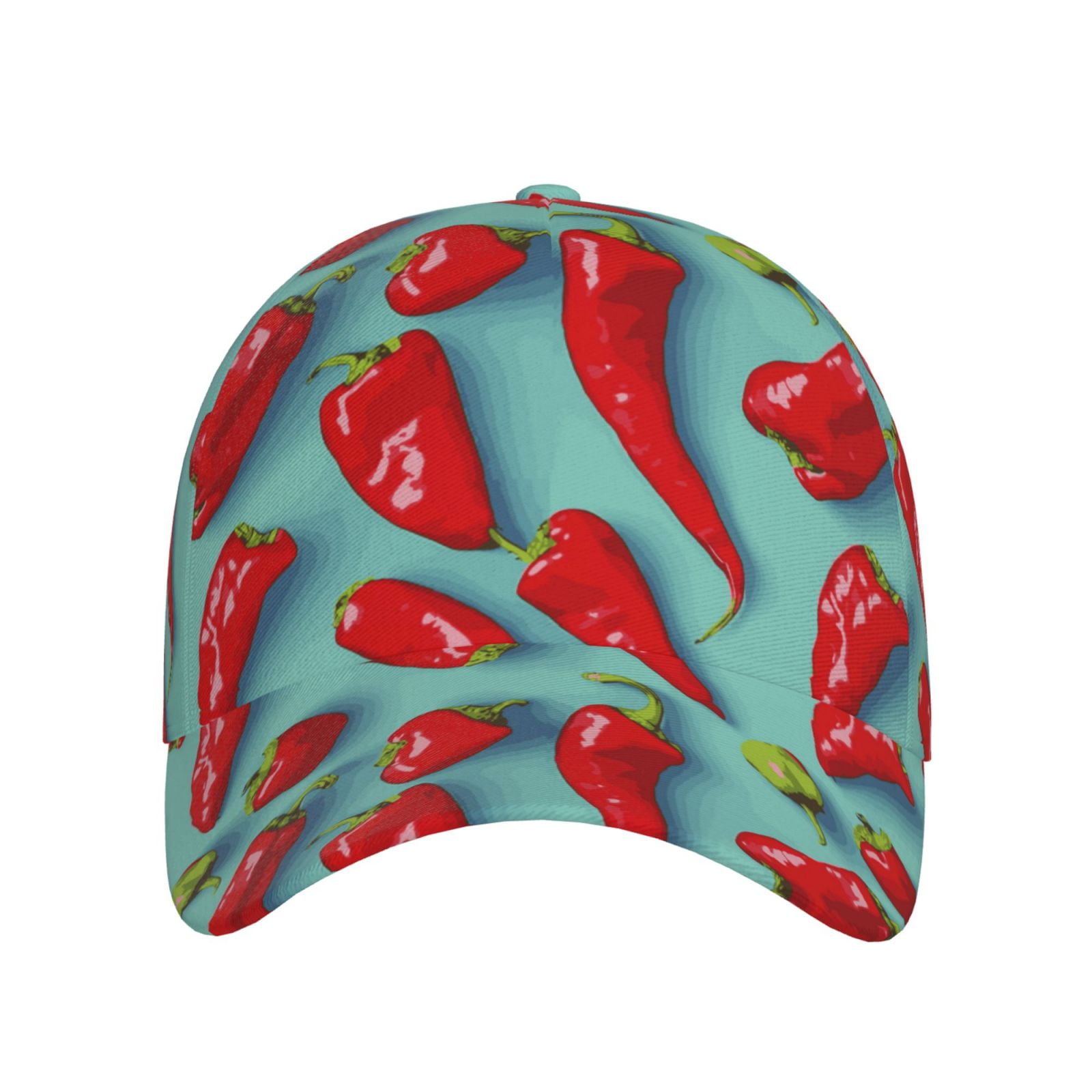 Baseball Cap, Chili Bell Pepper Print Trucker Hats Women Dad Hat For ...