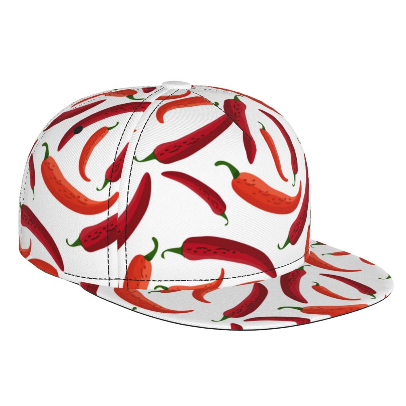 Baseball Cap - Chili Pepper Print red Hats for Men/Women Low Profile ...