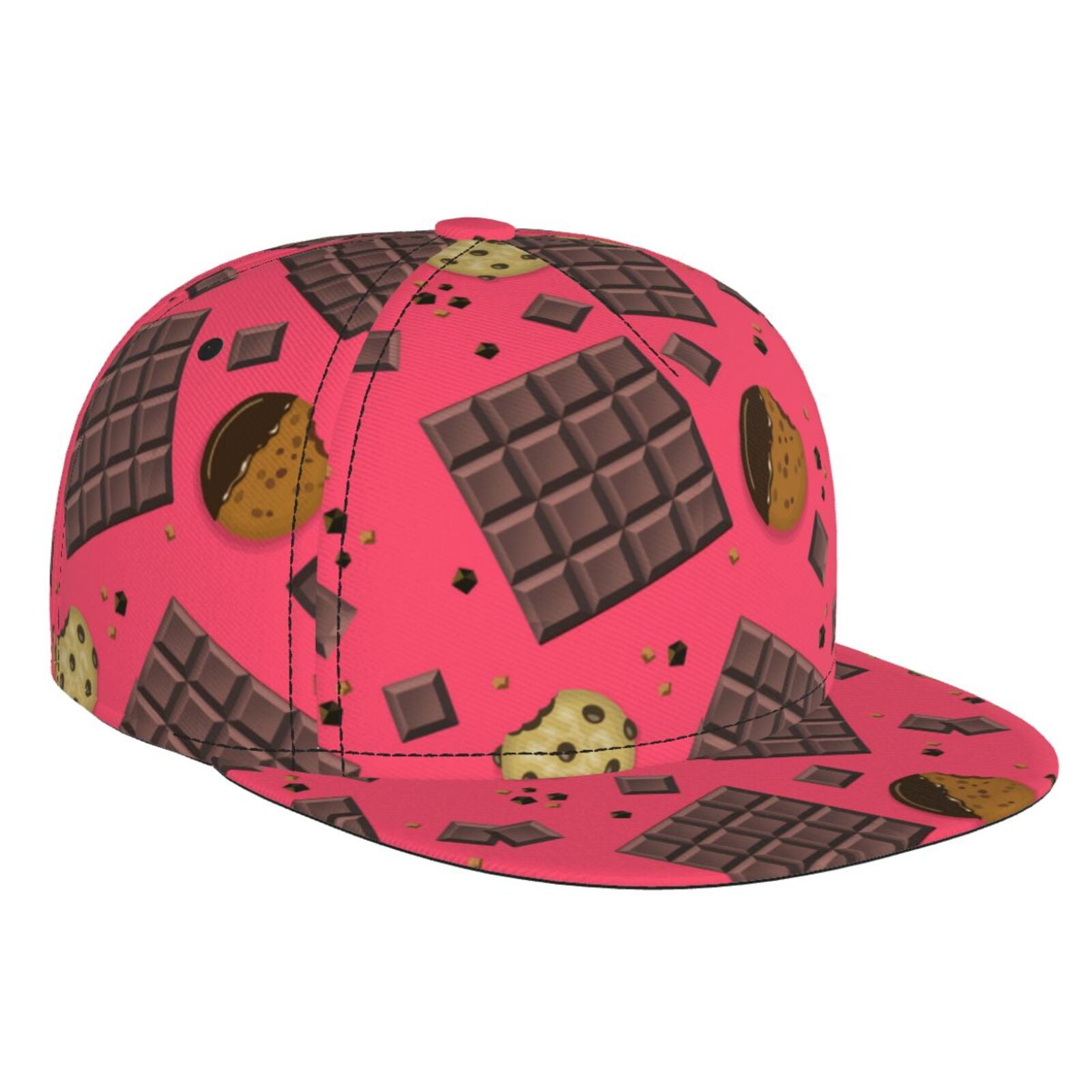Baseball Cap - Chocolate Biscuit Print Hats for Men/Women Low Profile ...