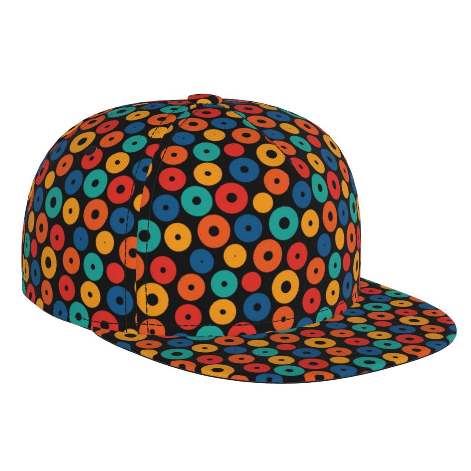 Baseball Cap - Circle colorful dot pattern Hats for Men/Women Low ...