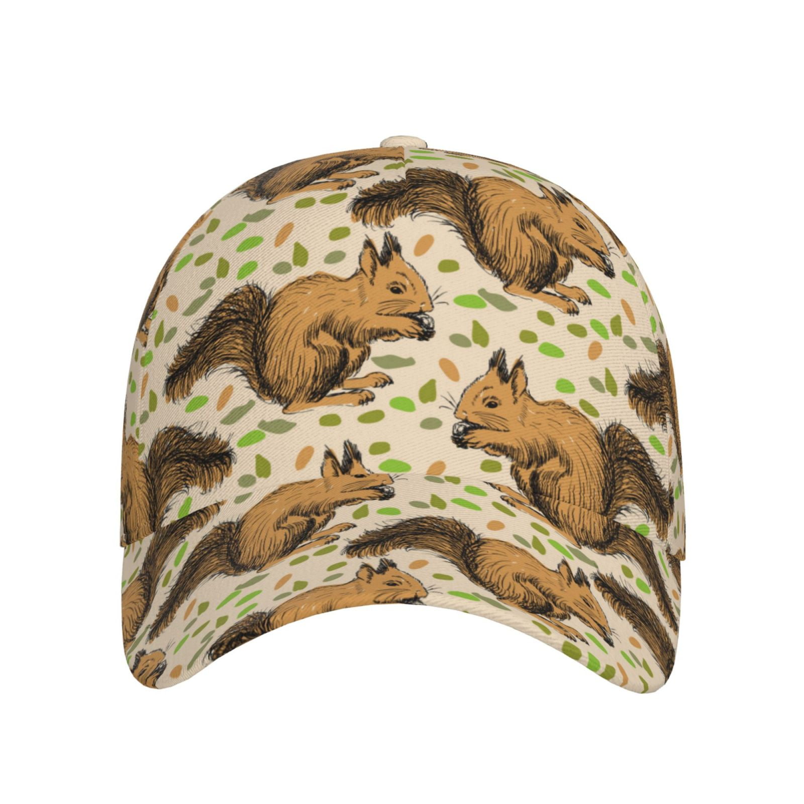 Baseball Cap, Classic Cute Cartoon Squirrel Trucker Hats Women Dad Hat ...
