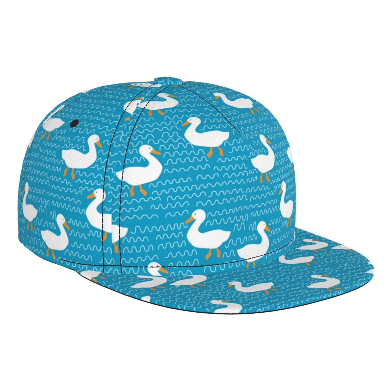 Baseball Cap - Classic Cute Duck Blue Hats for Men/Women Low Profile ...