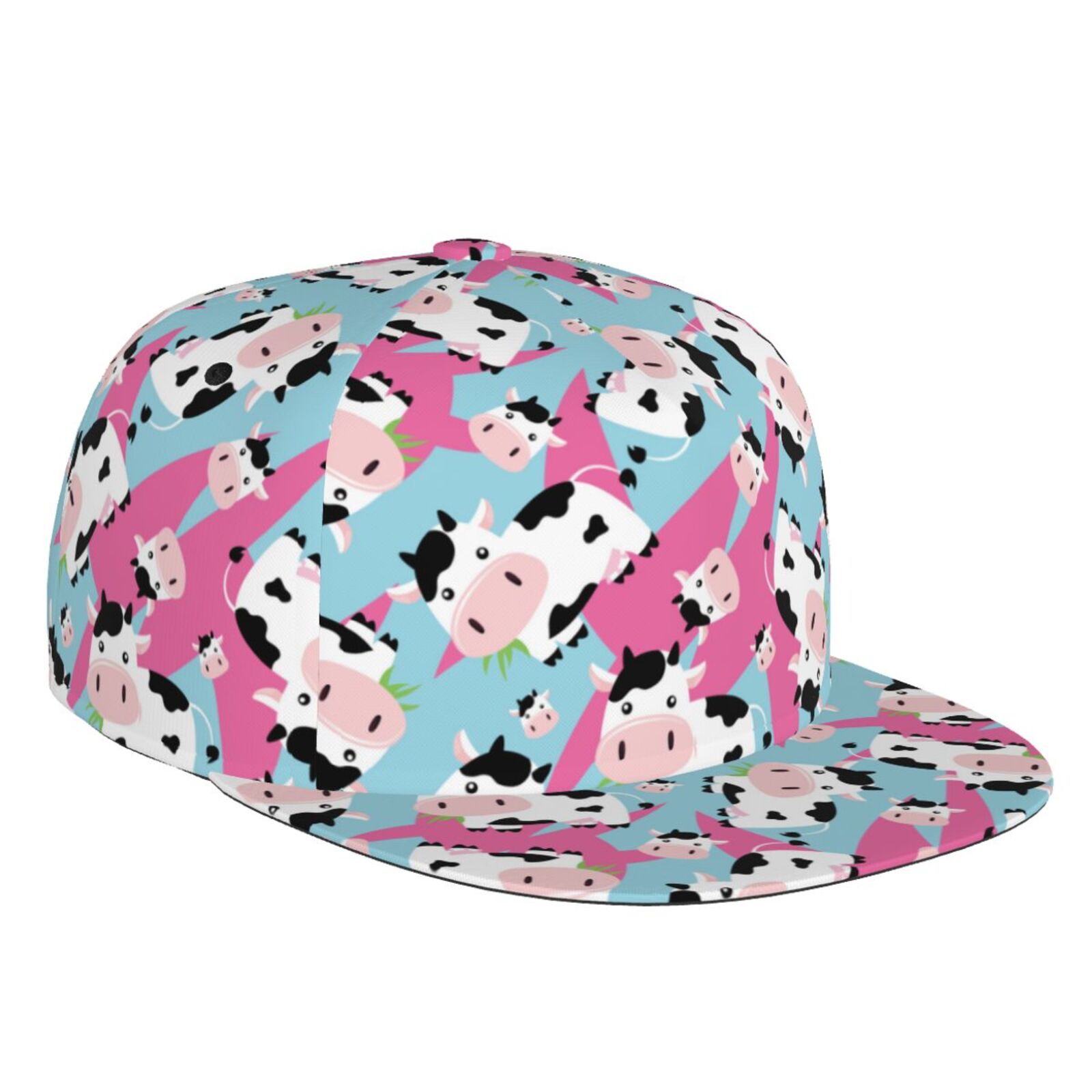 Baseball Cap - Classic Funny Cute Cow Eating Grass Hats for Men/Women ...