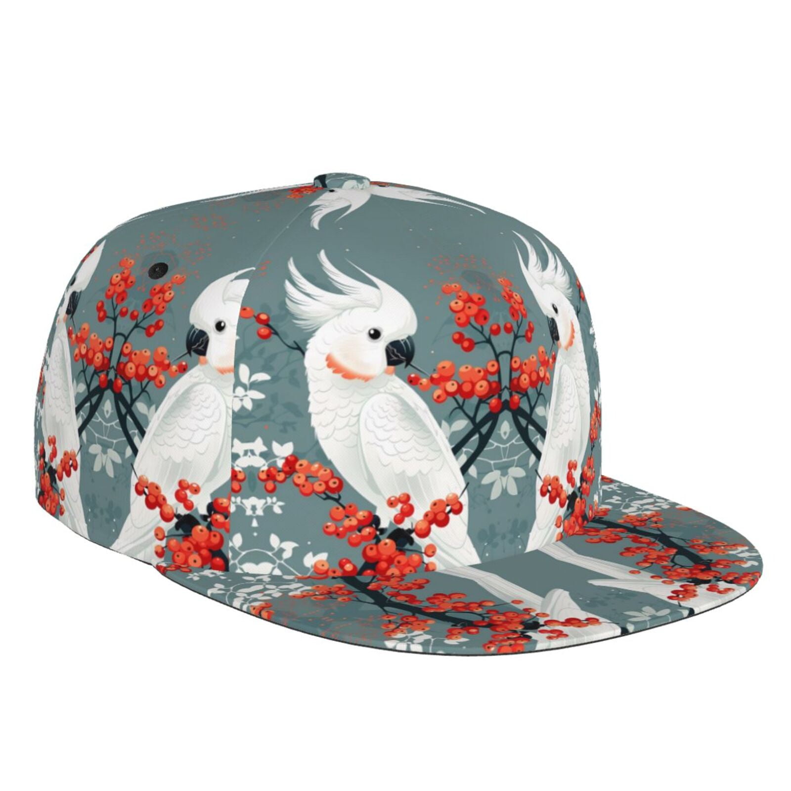 Baseball Cap - Cockatoo Red Berries Hats for Men/Women Low Profile ...