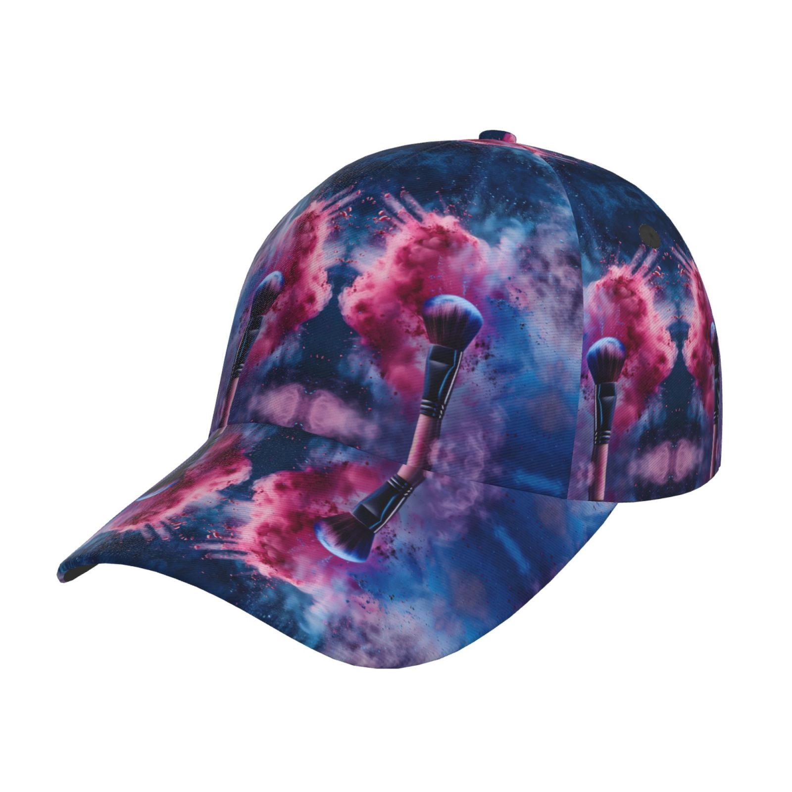 Baseball Cap, Color Explosion Makeup Brush Trucker Hats Women Dad Hat ...