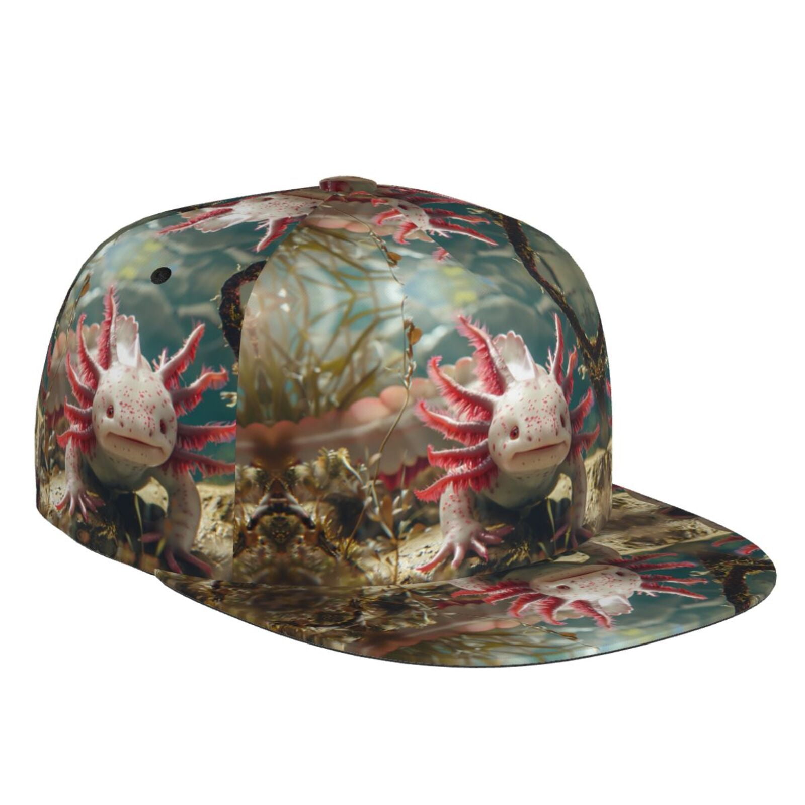 Baseball Cap - Colorful Axolotl Underwater Hats for Men/Women Low ...