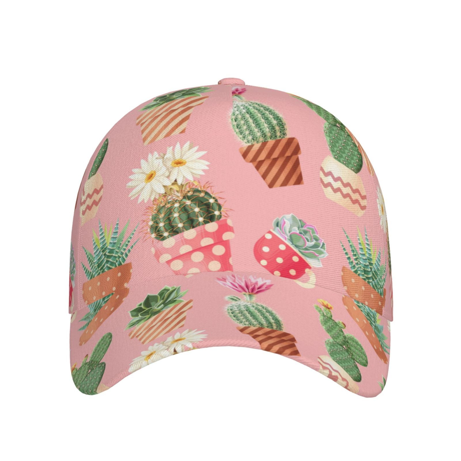 Baseball Cap, Colorful Cactus Potted Plant Trucker Hats Women Dad Hat ...