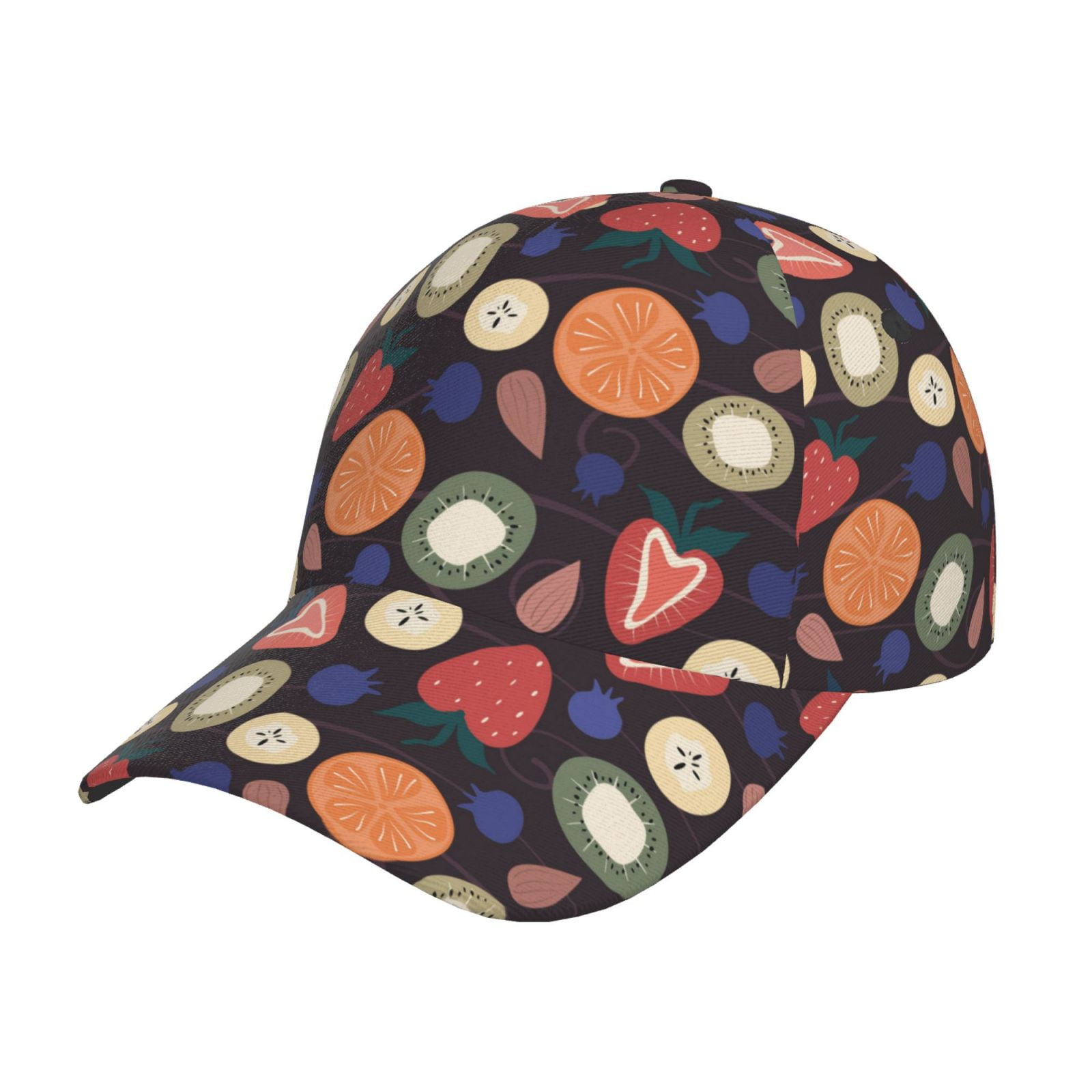 Baseball Cap, Colorful Cartoon Fruits Pattern Sun Hats For Men Women ...
