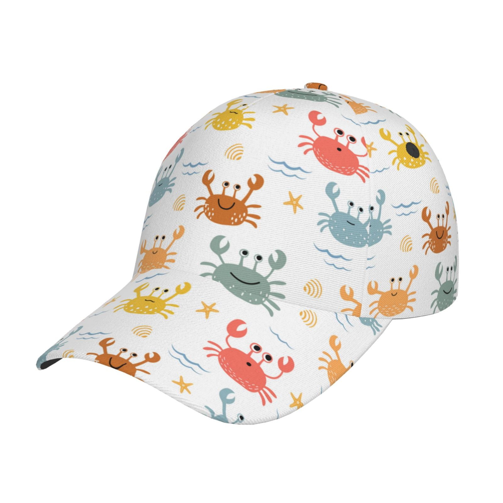 Baseball Cap, Colorful Crabs Trucker Hats Women Dad Hat for Workouts ...