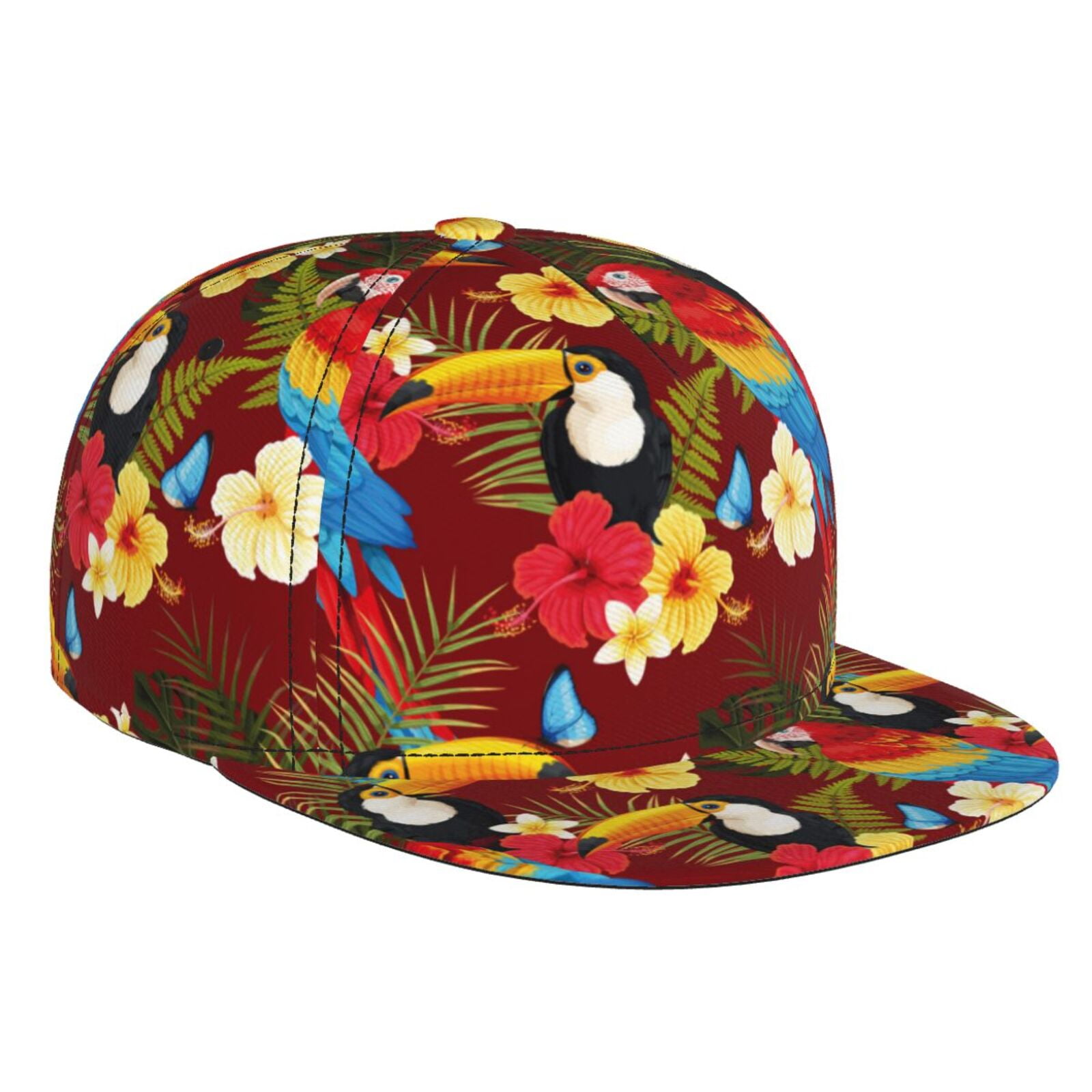 Baseball Cap - Colorful Cute Parrot Toucan Bird Hats for Men/Women Low ...