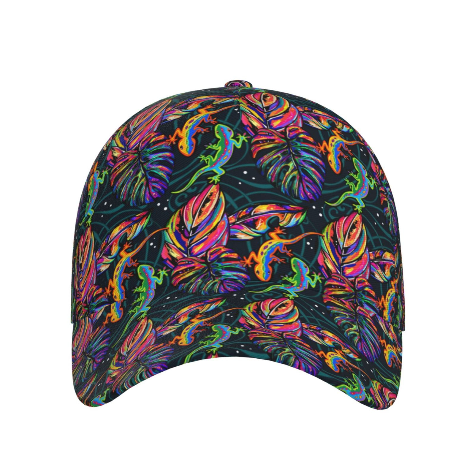 Baseball Cap, Colorful Gecko Cute Lizard Trucker Hats Women Dad Hat For ...