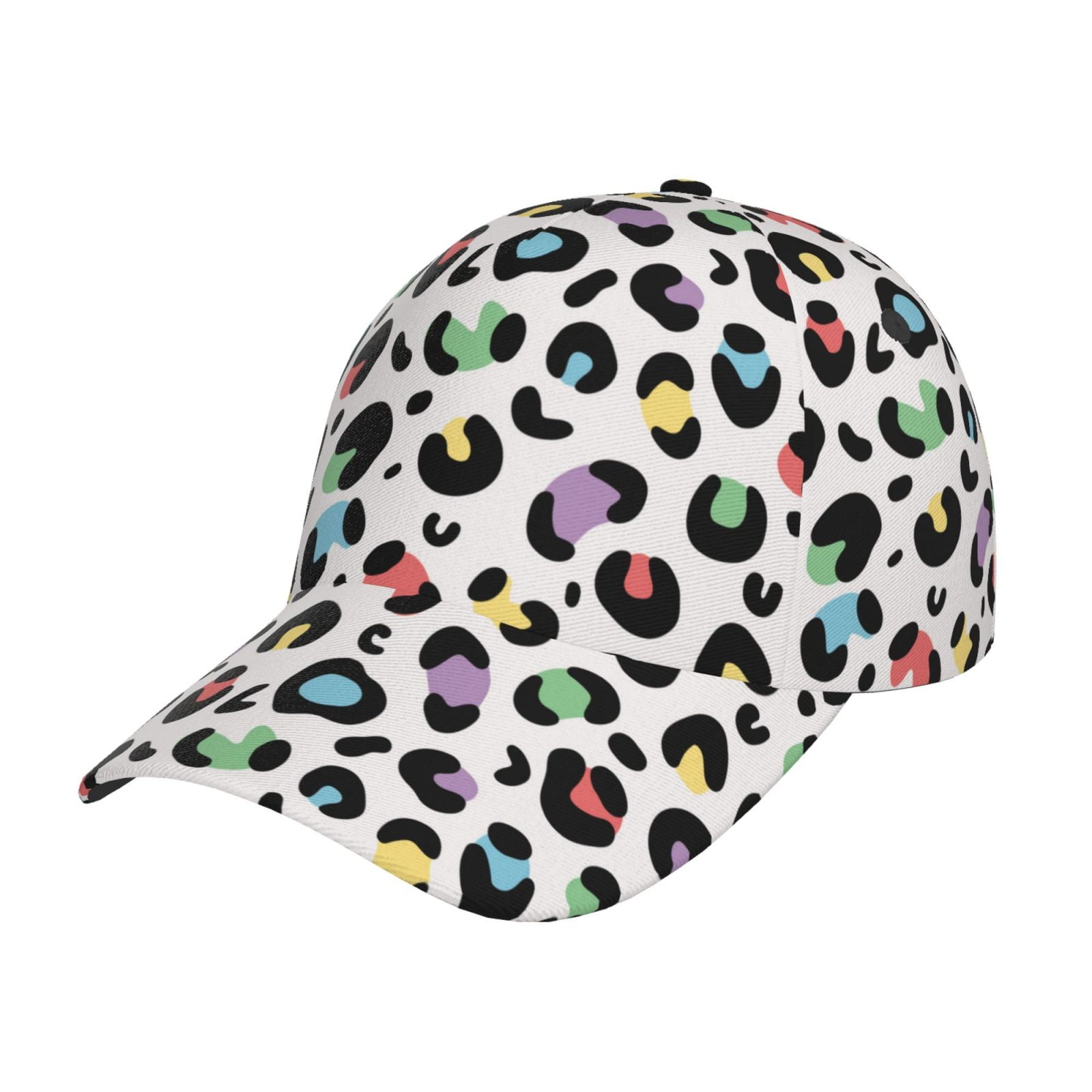 Baseball Cap, Colorful Leopard Printa Hats For Men Women Low Profile ...