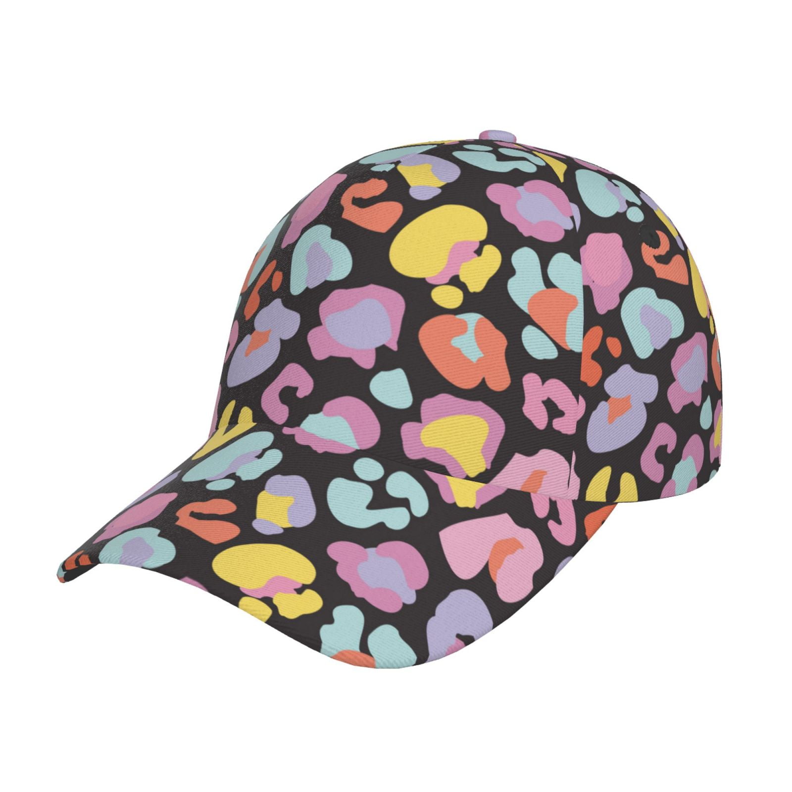 Baseball Cap, Colorful Leopard Spot Sun Hats For Men Women, Adjustable ...