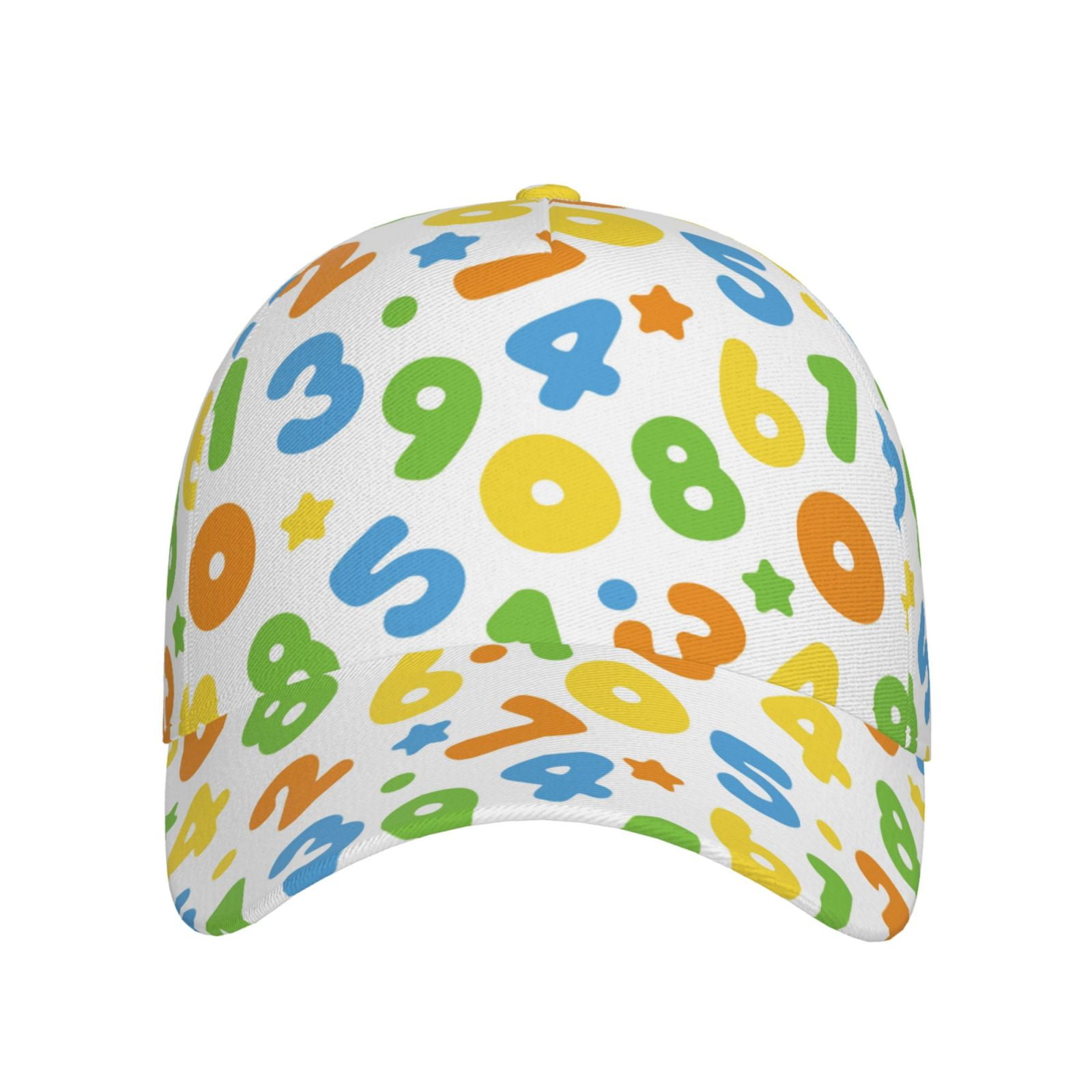 Baseball Cap, Colorful Math Number Print Trucker Hats Women Dad Hat For ...