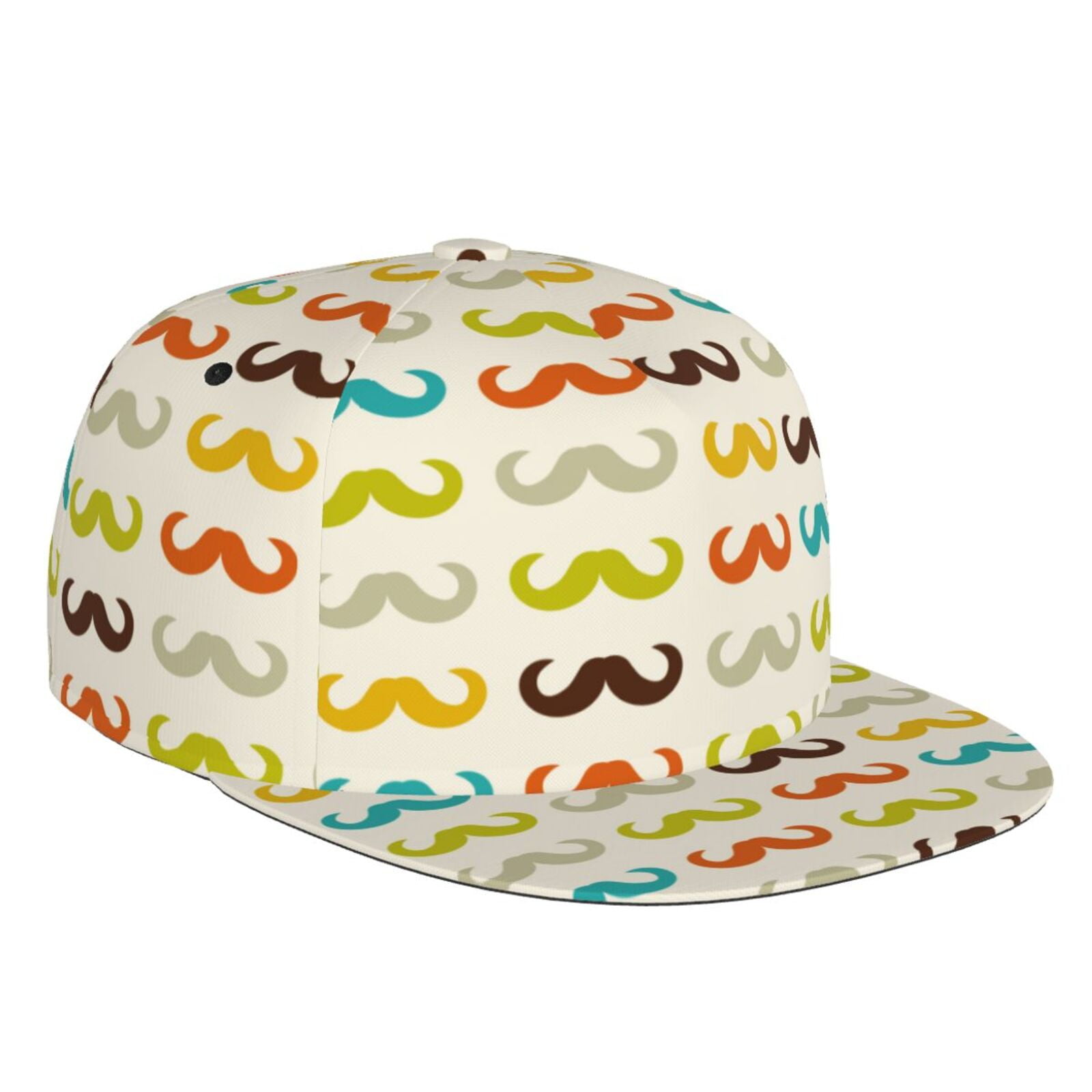 Baseball Cap - Colorful Mustache Hats for Men/Women Low Profile ...