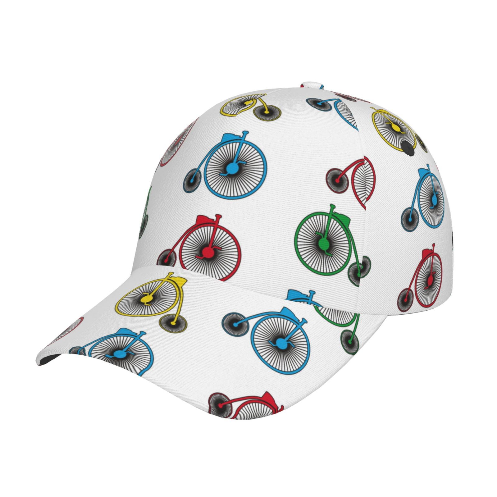 Baseball Cap - Colorful Penny Bike Adjustable Size Hats For Men And ...