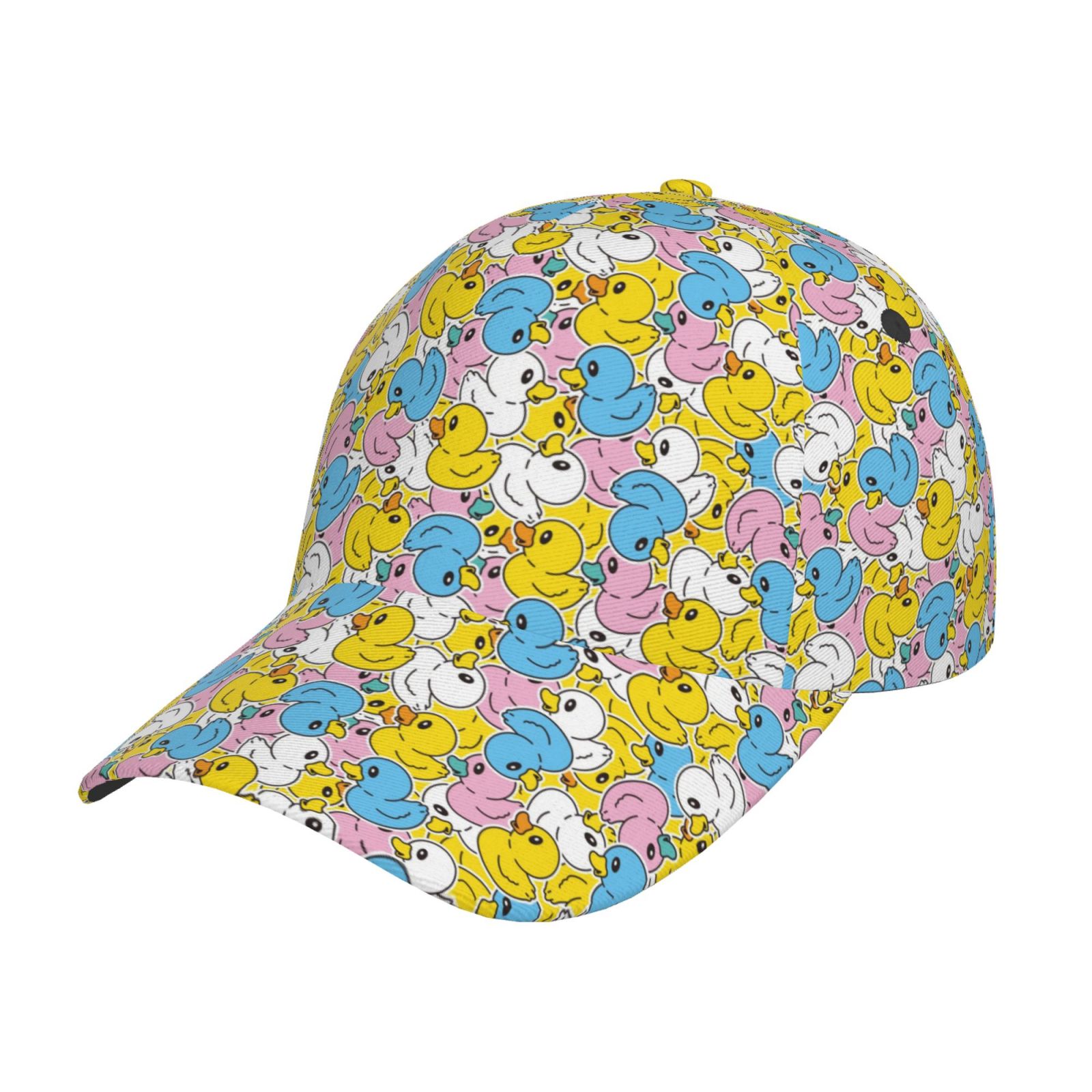 Baseball Cap - Colorful Rubber Duck 1 Adjustable Size Hats for Men and ...