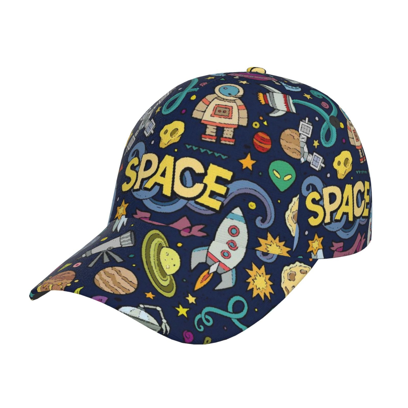 Baseball Cap - Colorful Space Hats for Men Women Low Profile Classic ...