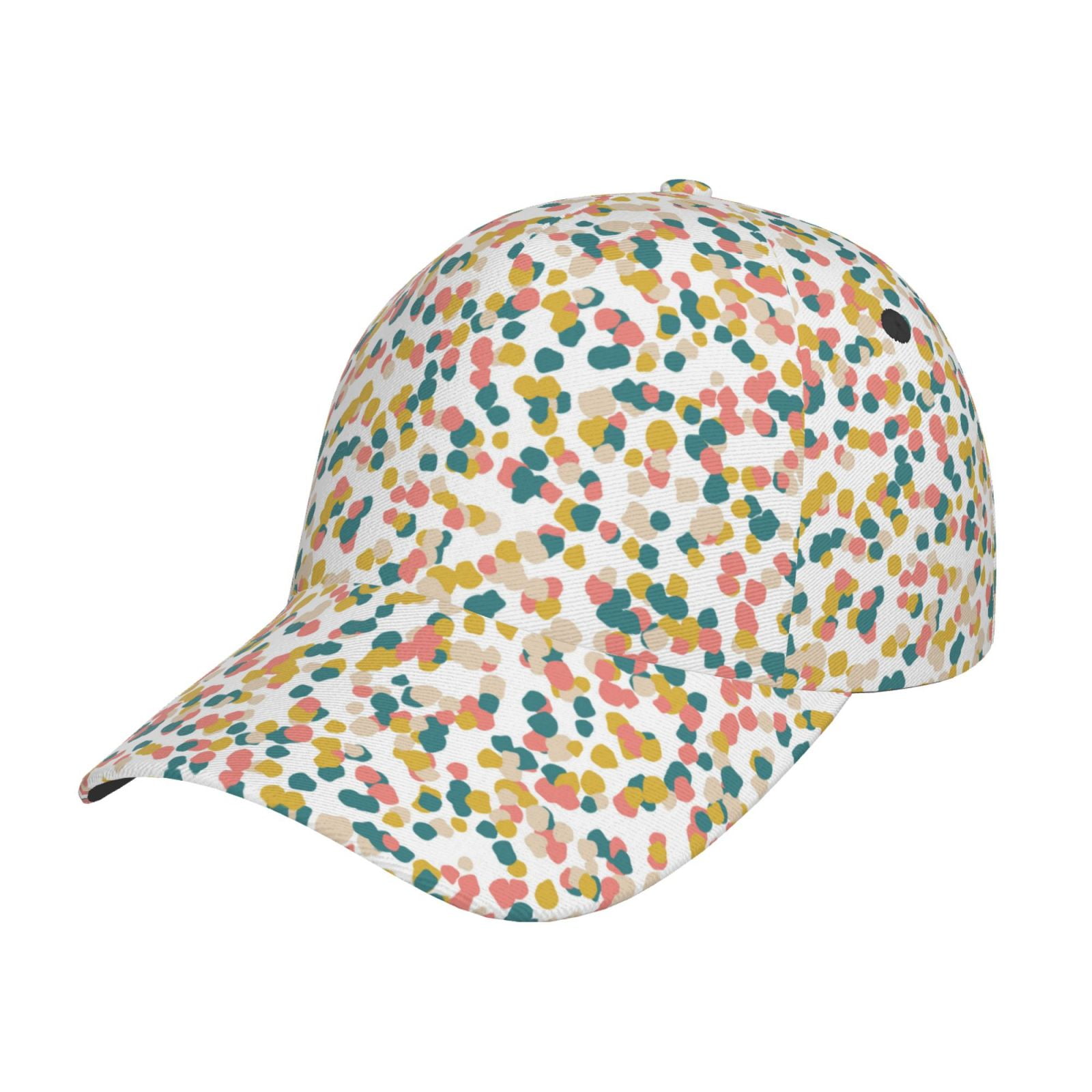Baseball Cap, Colorful Spots Pattern Hats For Men Women Low Profile ...