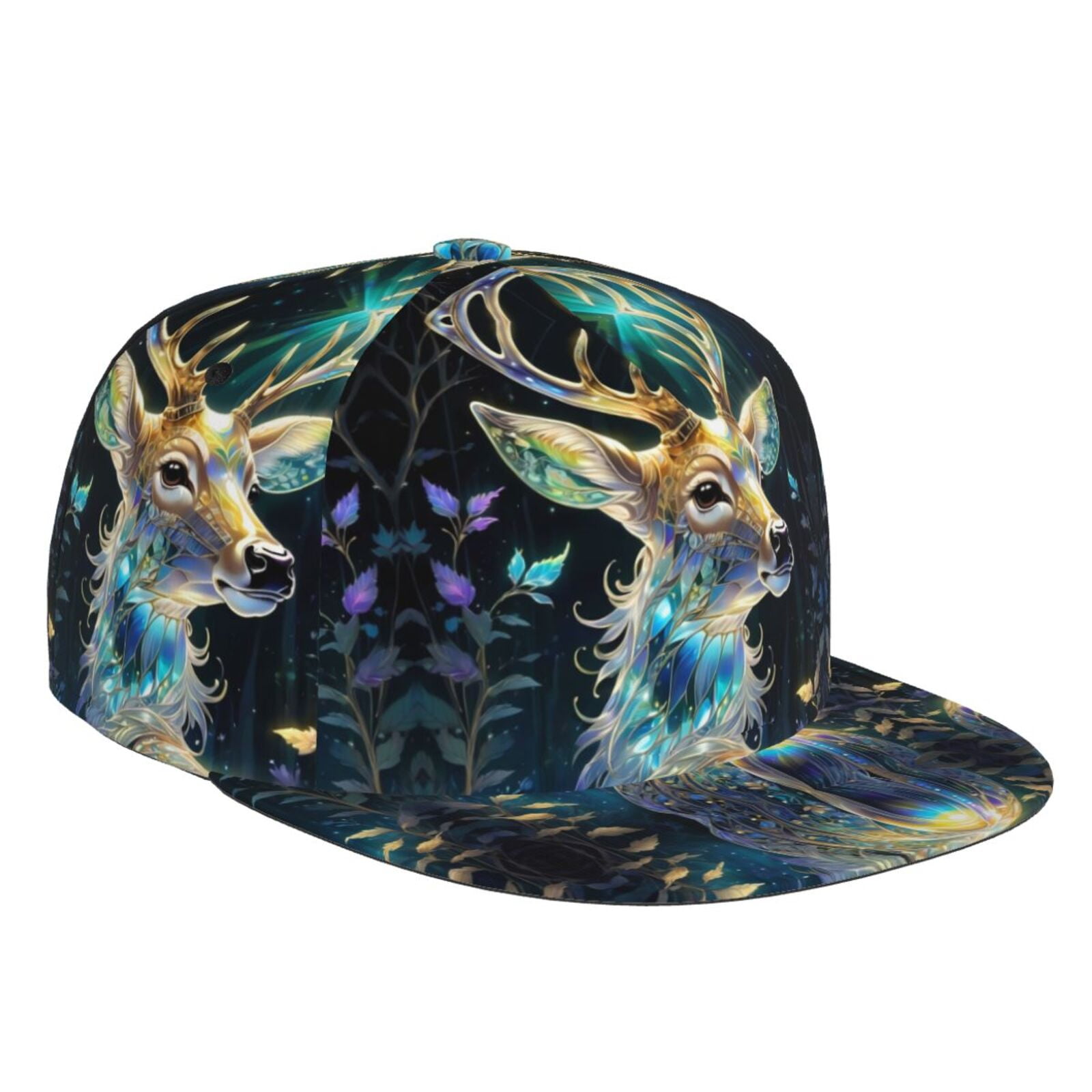 Baseball Cap - Colorful Stained Glass Deer Hats for Men/Women Low ...
