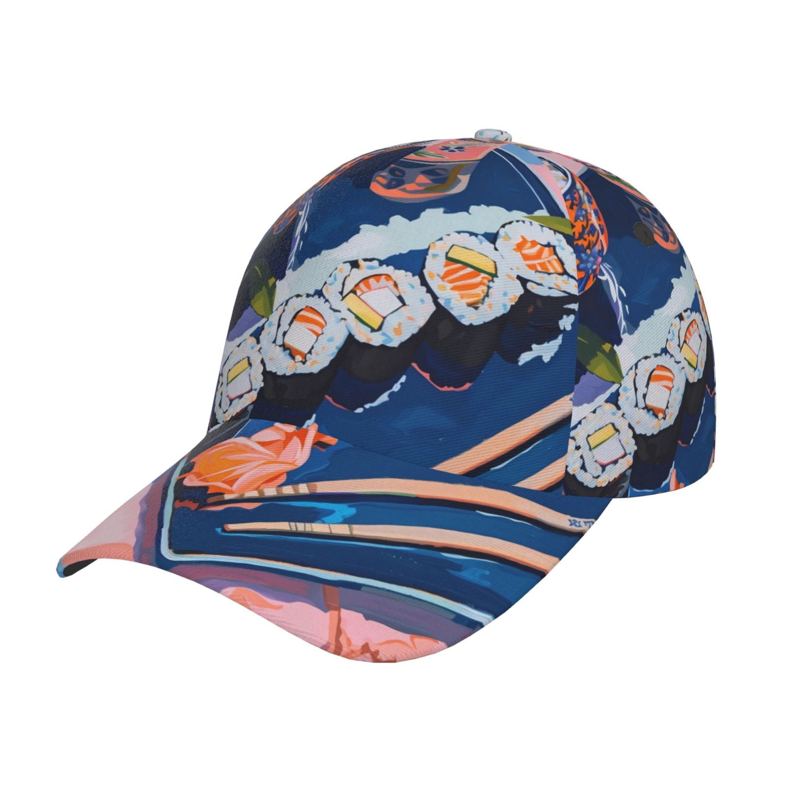 Baseball Cap, Colorful Sushi Food Art Trucker Hats Women Dad Hat for ...