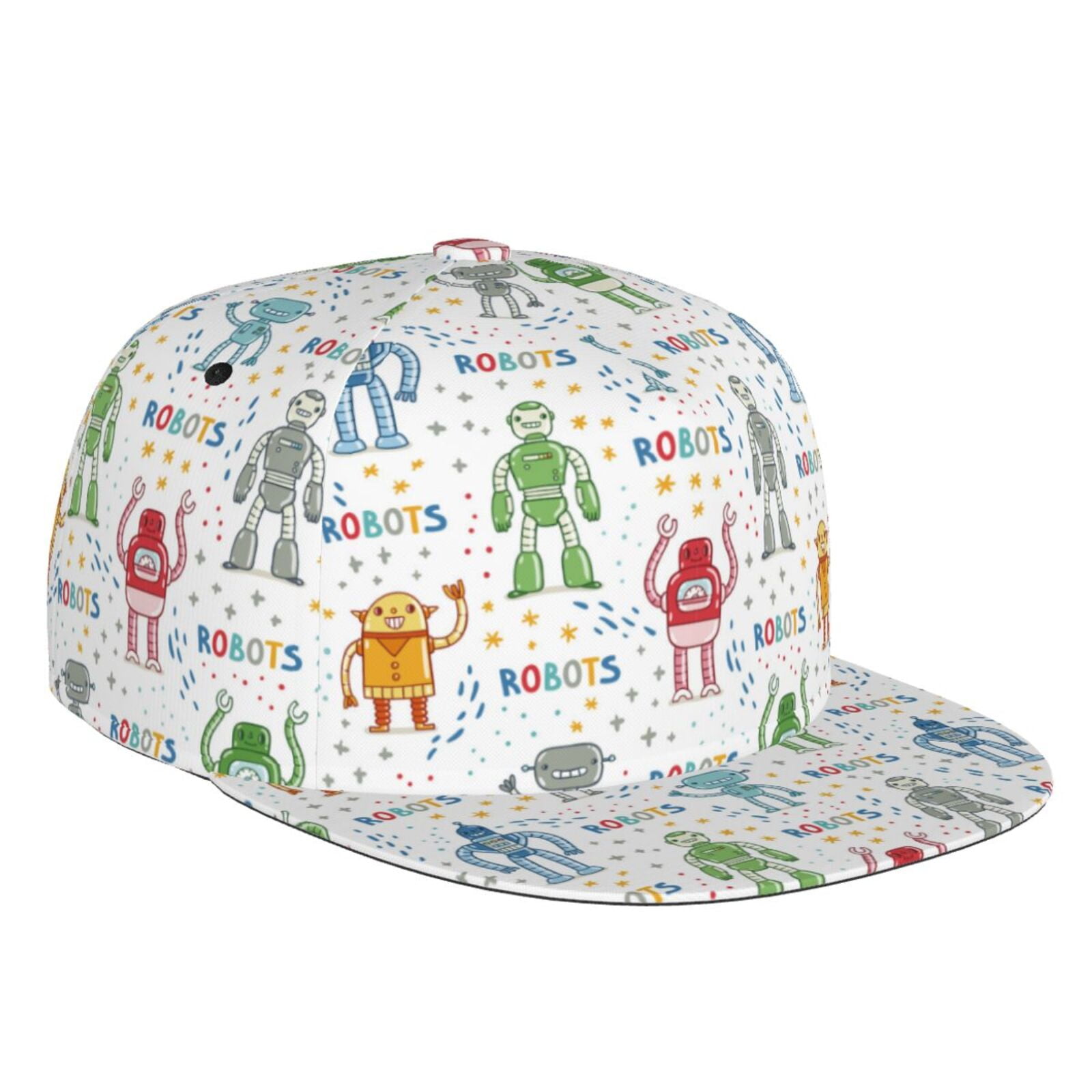 Baseball Cap - Colorful robot Hats for Men/Women Low Profile Adjustable ...