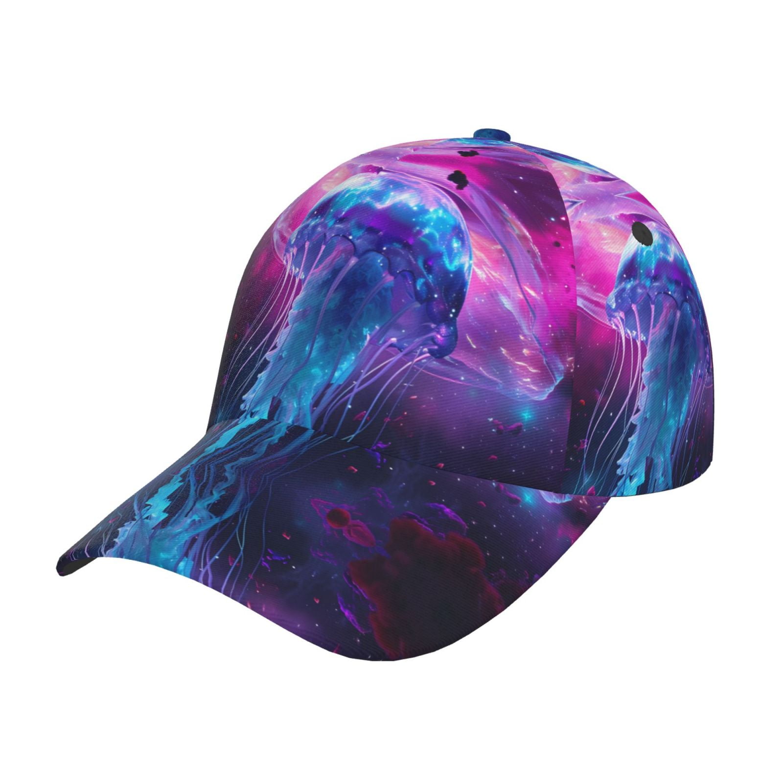 Baseball Cap, Colorful sky Floating Jellyfish Sun Hats for Men Women ...