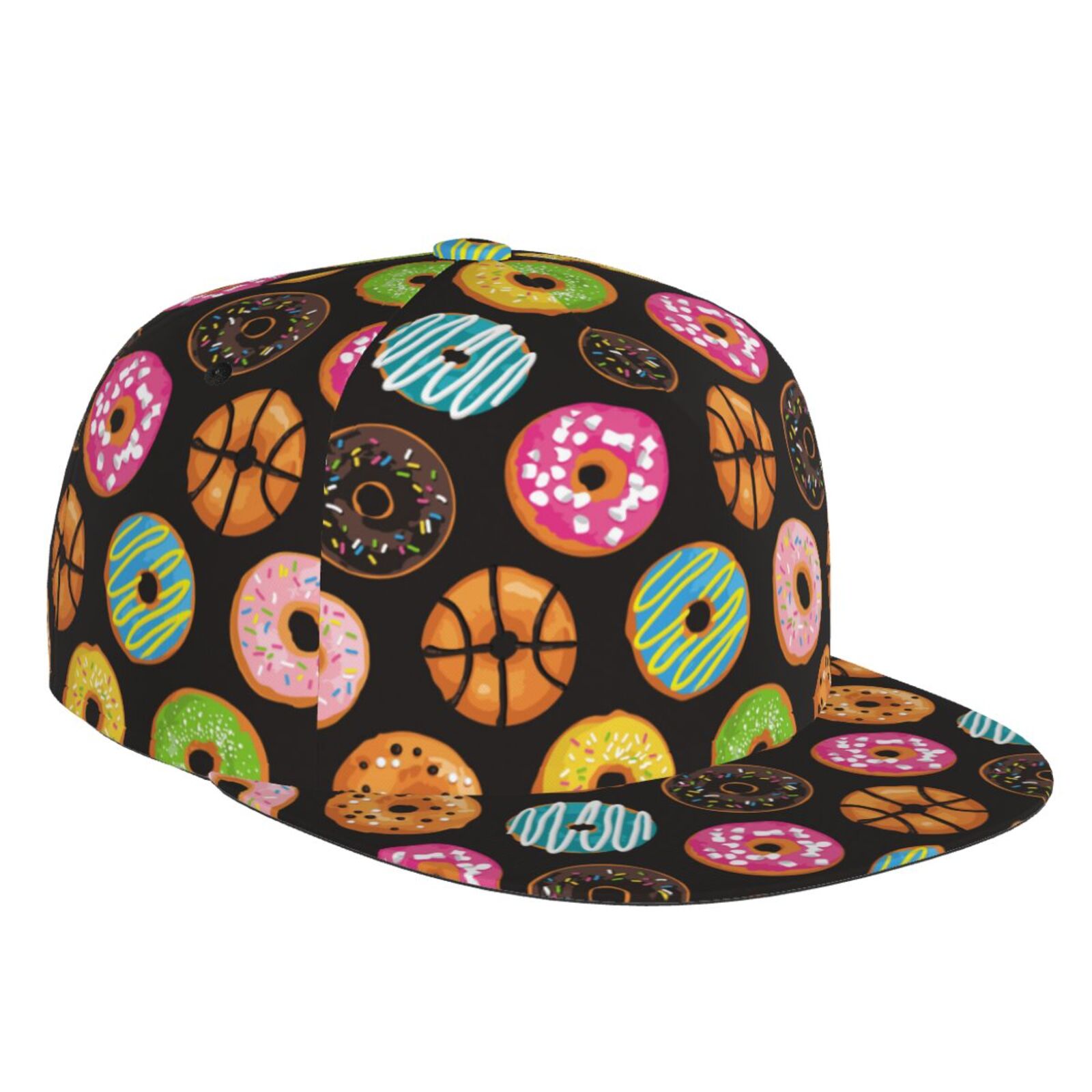 Baseball Cap - Colourful Donut Print Hats for Men/Women Low Profile ...