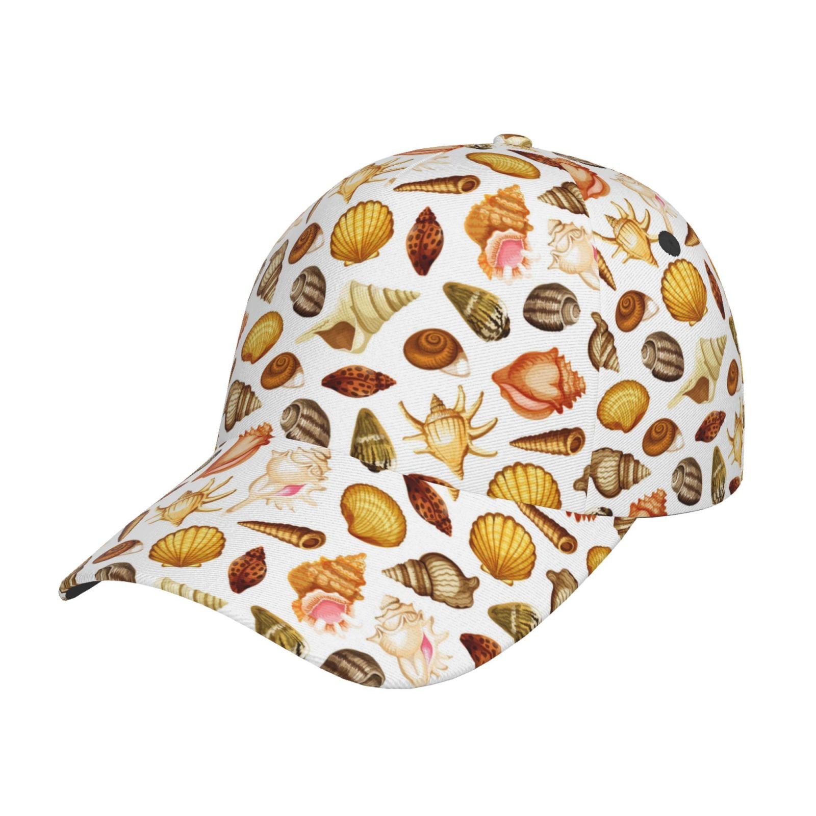 Baseball Cap, Conch Shells Print No.9029 Hats For Men Women Low Profile ...