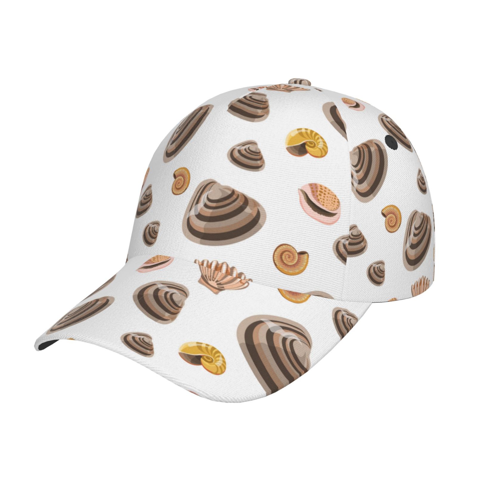 Baseball Cap - Conch Shells Print No.9044 Adjustable Size Hats For Men ...