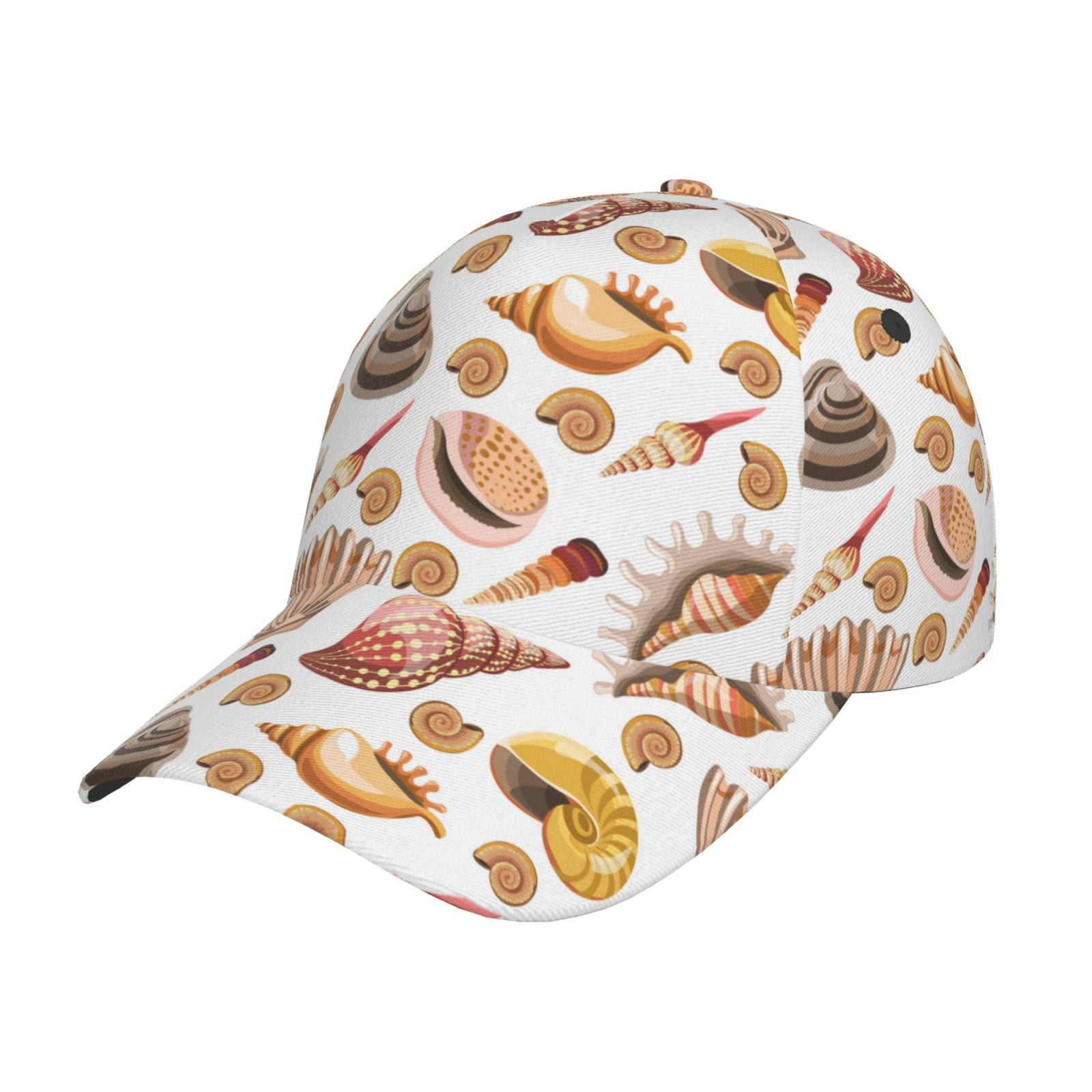 Baseball Cap, Conch Shells Print No.9045 Hats For Men Women Low Profile ...