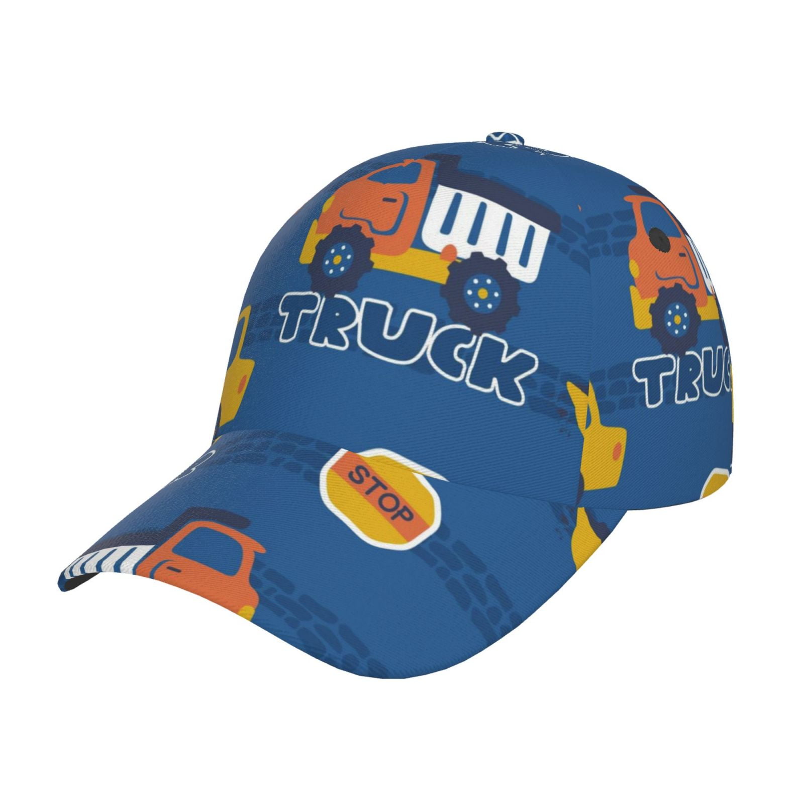 Baseball Cap, Construction Vehicles Trucker Hats Women Dad Hat for ...