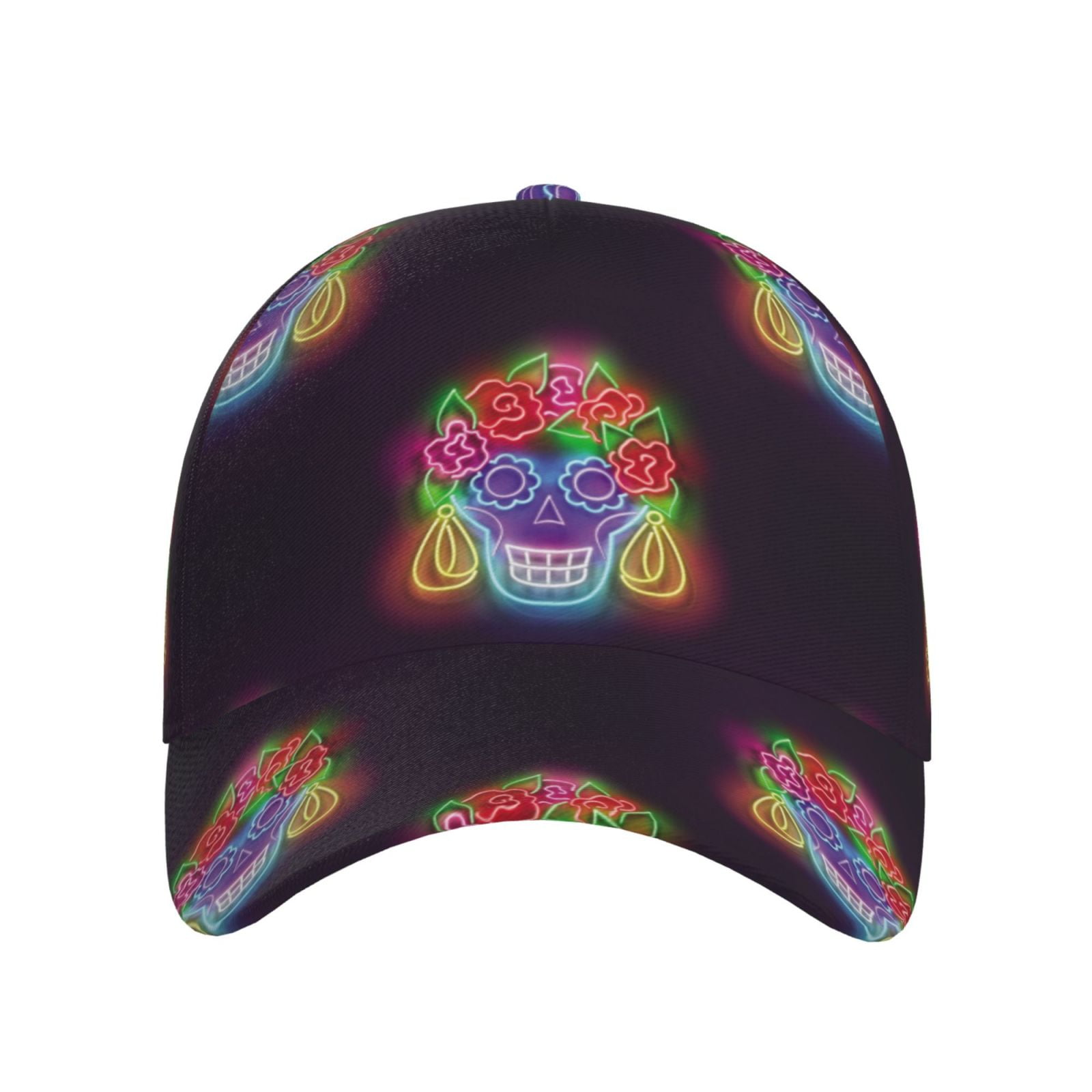 Baseball Cap, Cool Light Bulb Pattern Trucker Hats Women Dad Hat For ...
