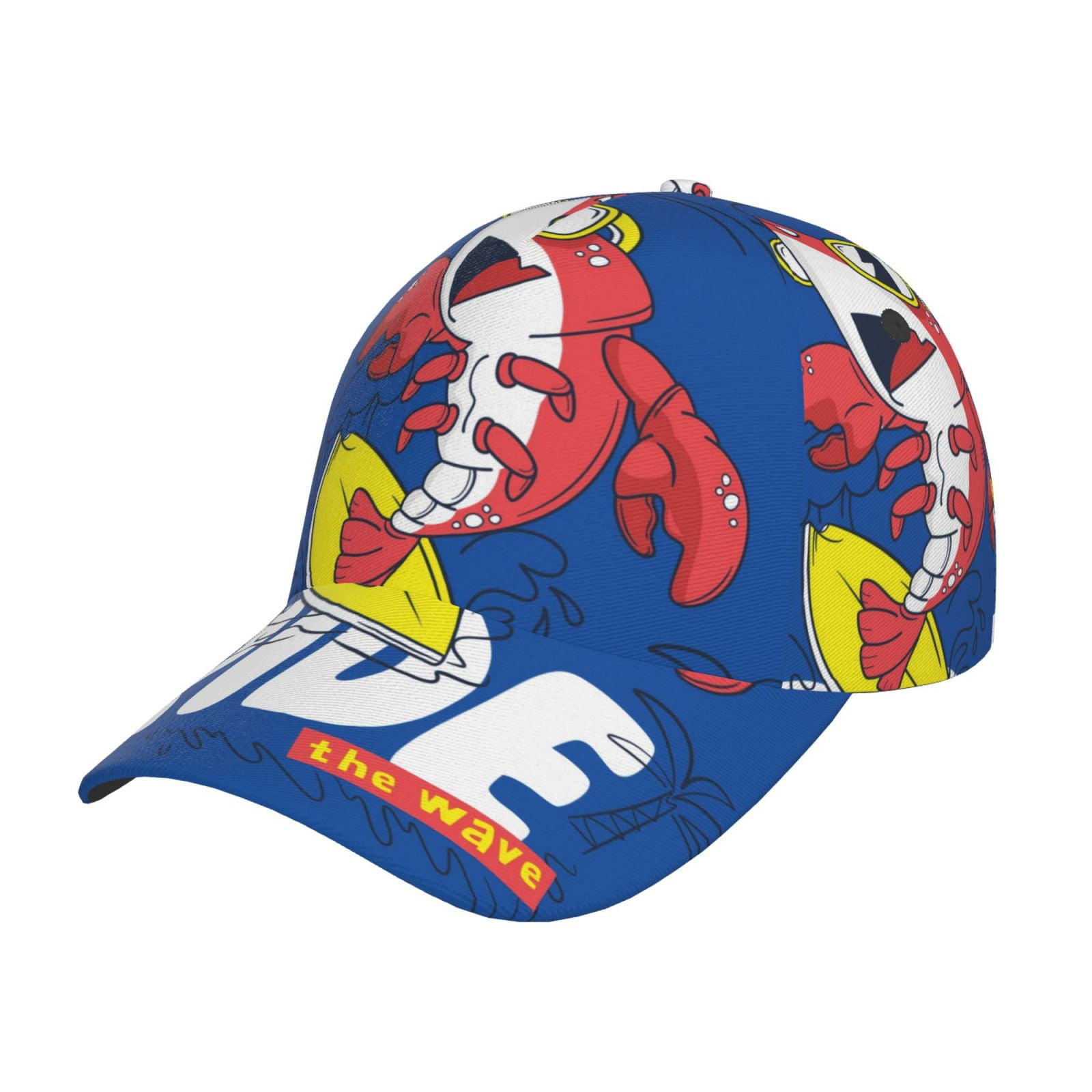 Baseball Cap - Cool Lobster Surfing Hats for Men Women Low Profile ...