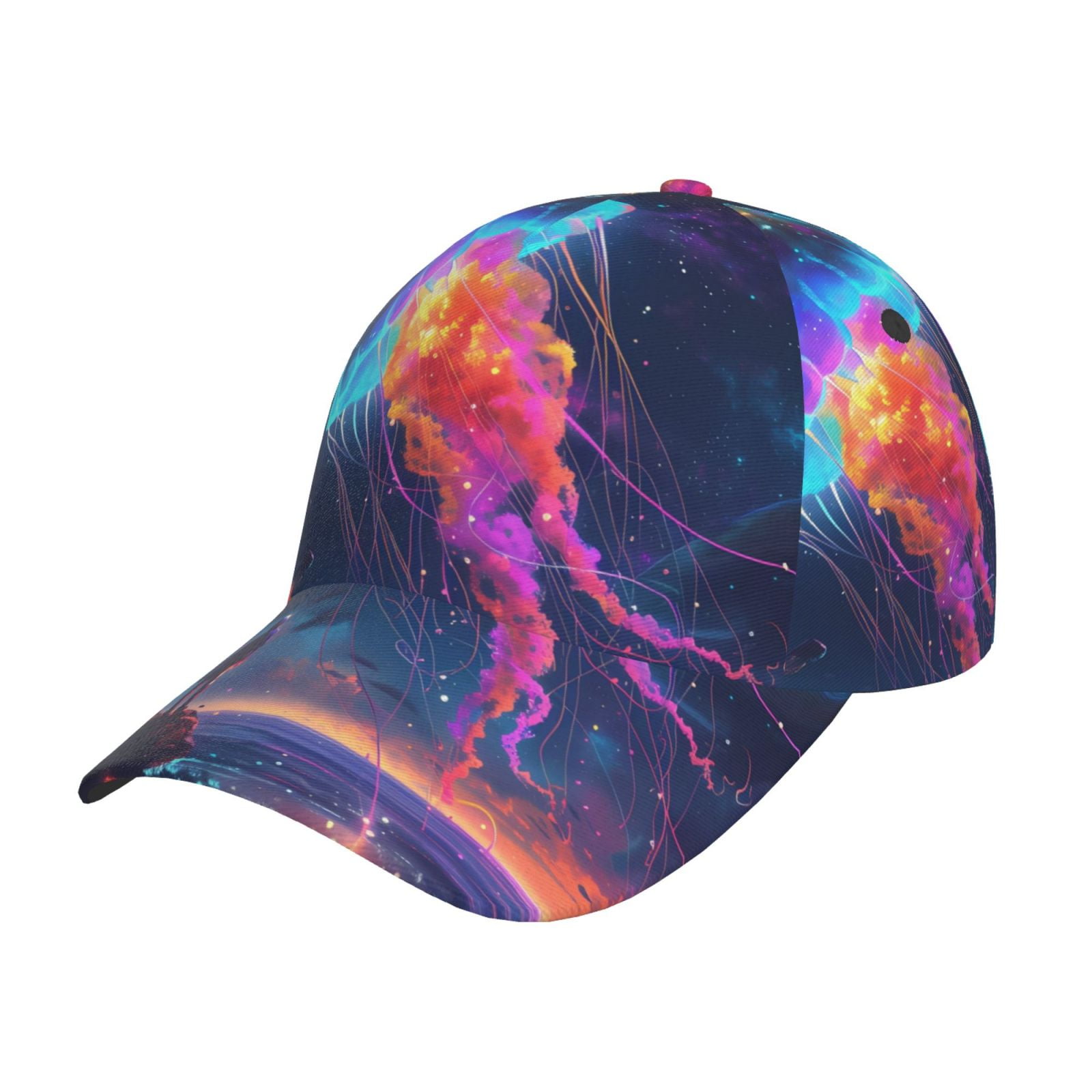 Baseball Cap, Cosmic Jellyfish Encounter Trucker Hats Women Dad Hat for ...