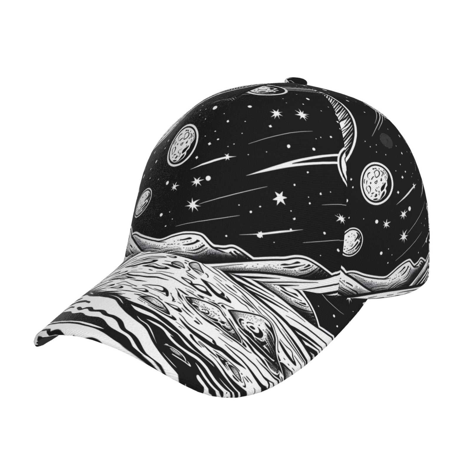 Baseball Cap, Cosmic Landscape Celestial Art Sun Hats for Men Women ...