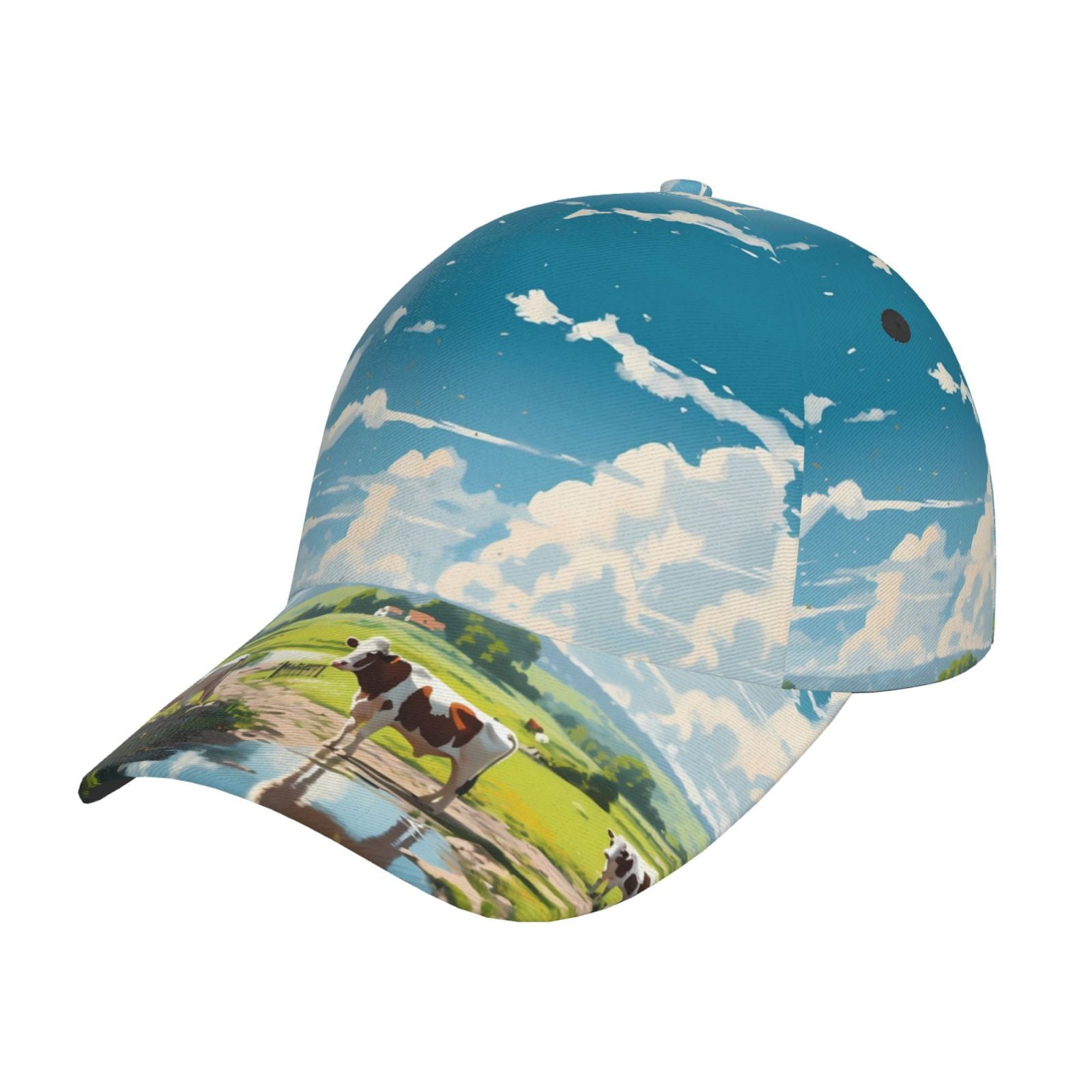 Baseball Cap - Countryside Farm Cow Hats for Men Women Low Profile ...