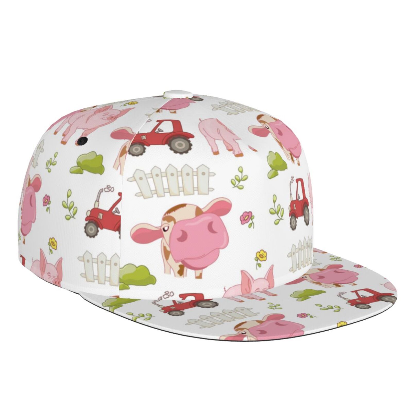 Baseball Cap - Cow And Pig Hats for Men/Women Low Profile Adjustable ...
