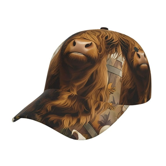 Baseball Cap - Cow With Butterflies Lilies Hats for Men Women Low ...