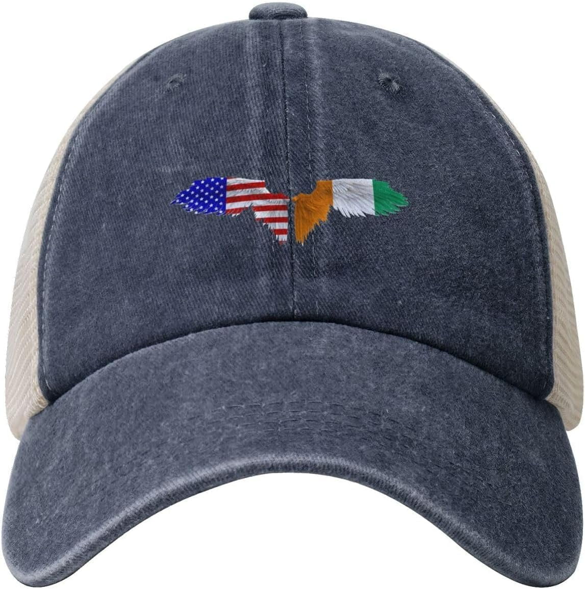 Baseball Cap Cowboy Mesh Back Adjustable for Men Women Cotton Vintage ...