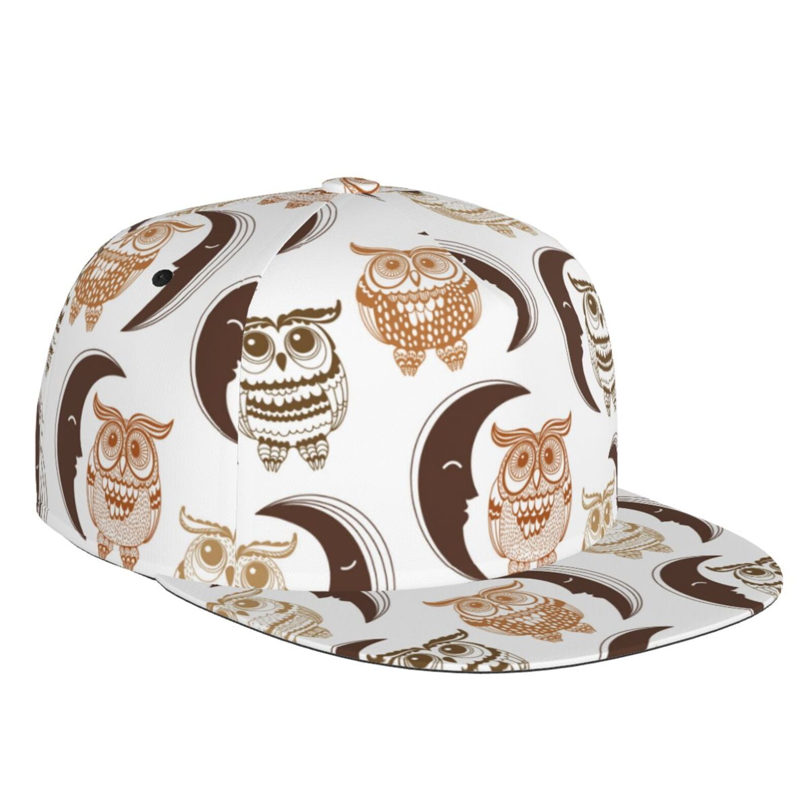 Baseball Cap - Crescent Moon and Owl Hats for Men/Women Low Profile ...